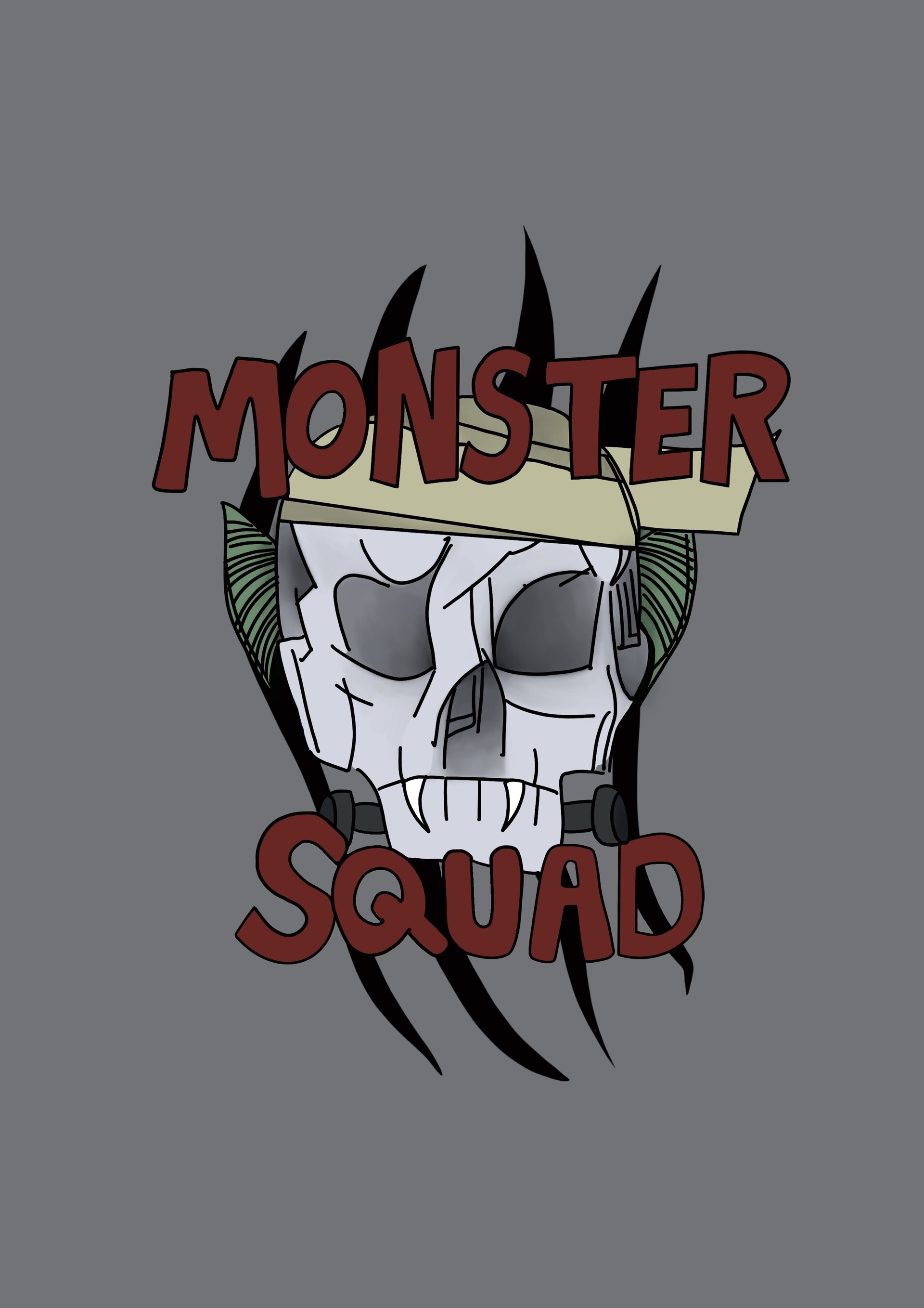 ArtStation - Monster Squad logo and merchandise ideas