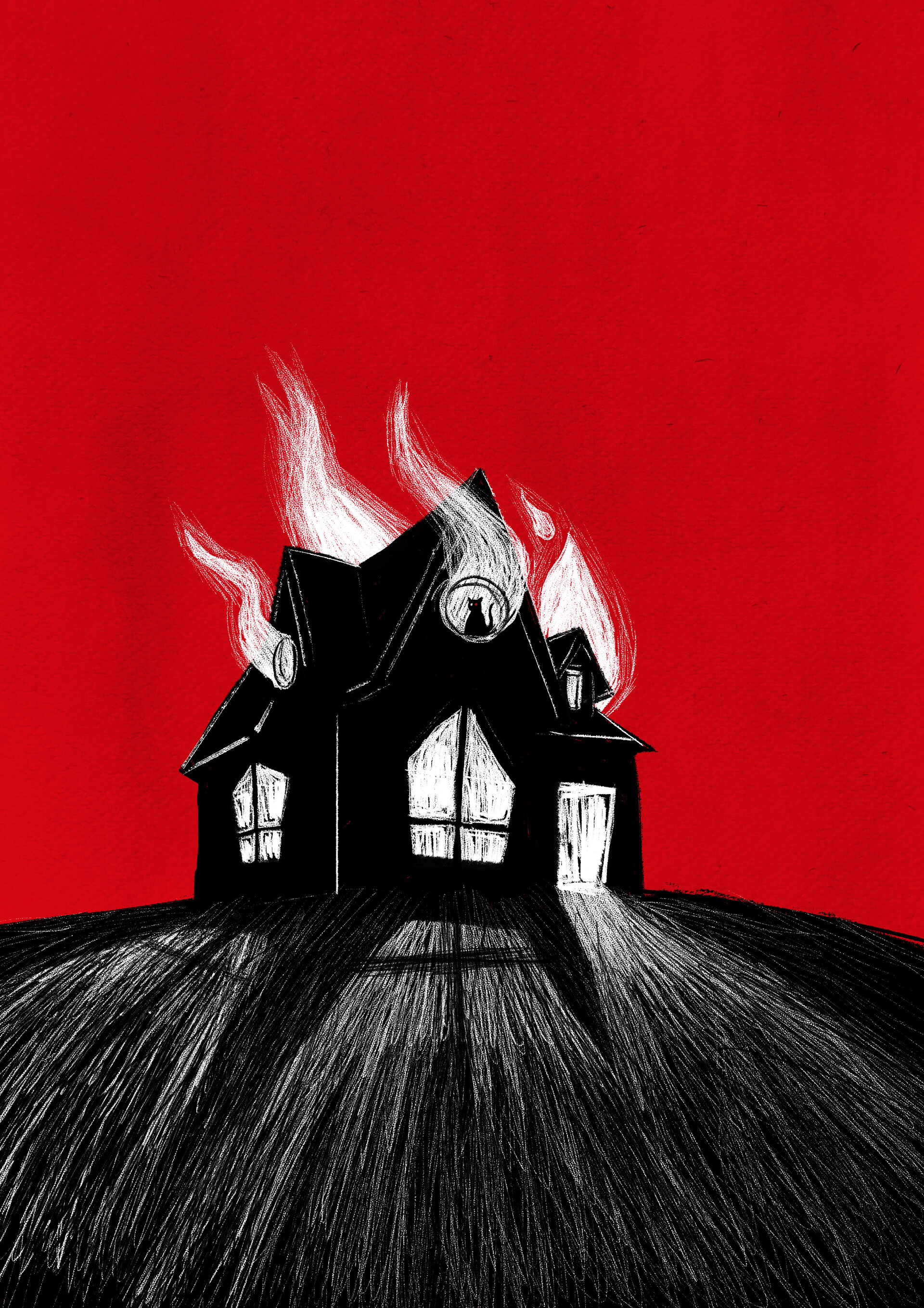 ArtStation - Burning House