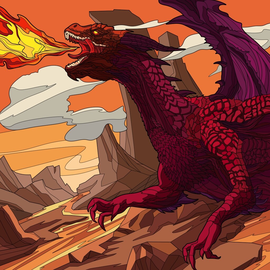 ArtStation - Fire Dragon