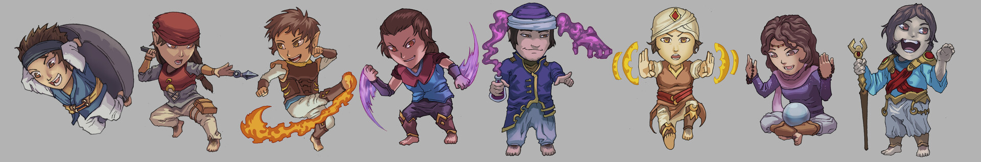 ArtStation - DND Halfling Playable Characters Set 3