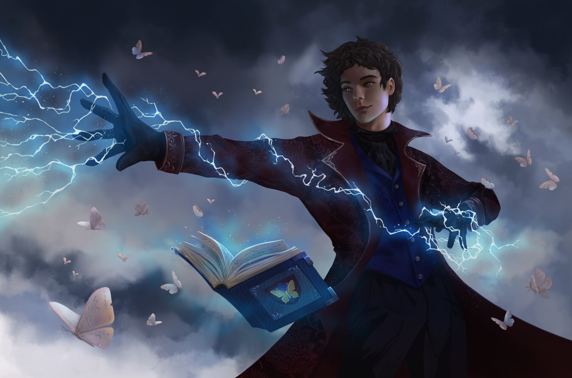 ArtStation - Niccolo - OC Wizard Splash Art