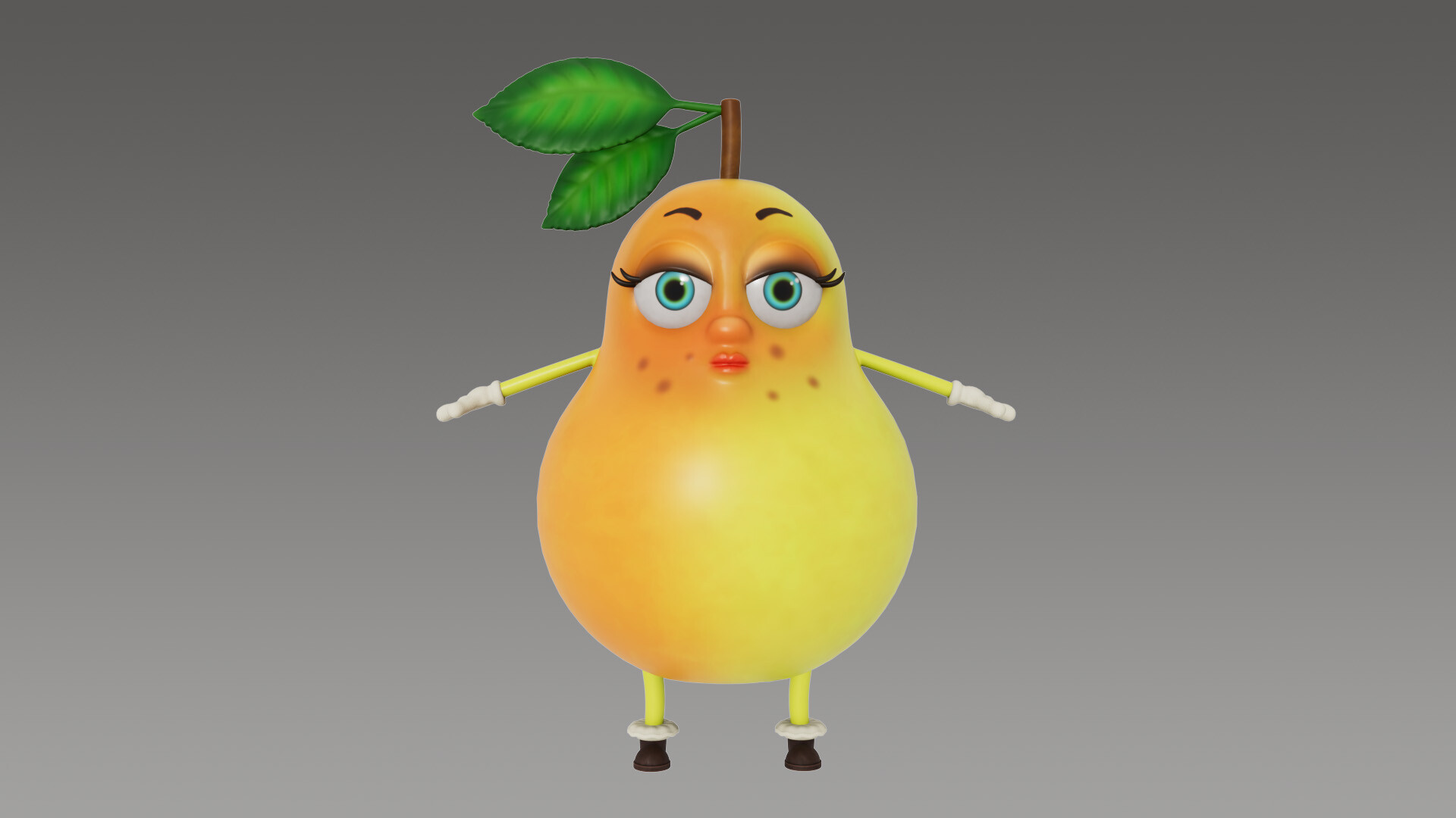 ArtStation - Pear cartoon