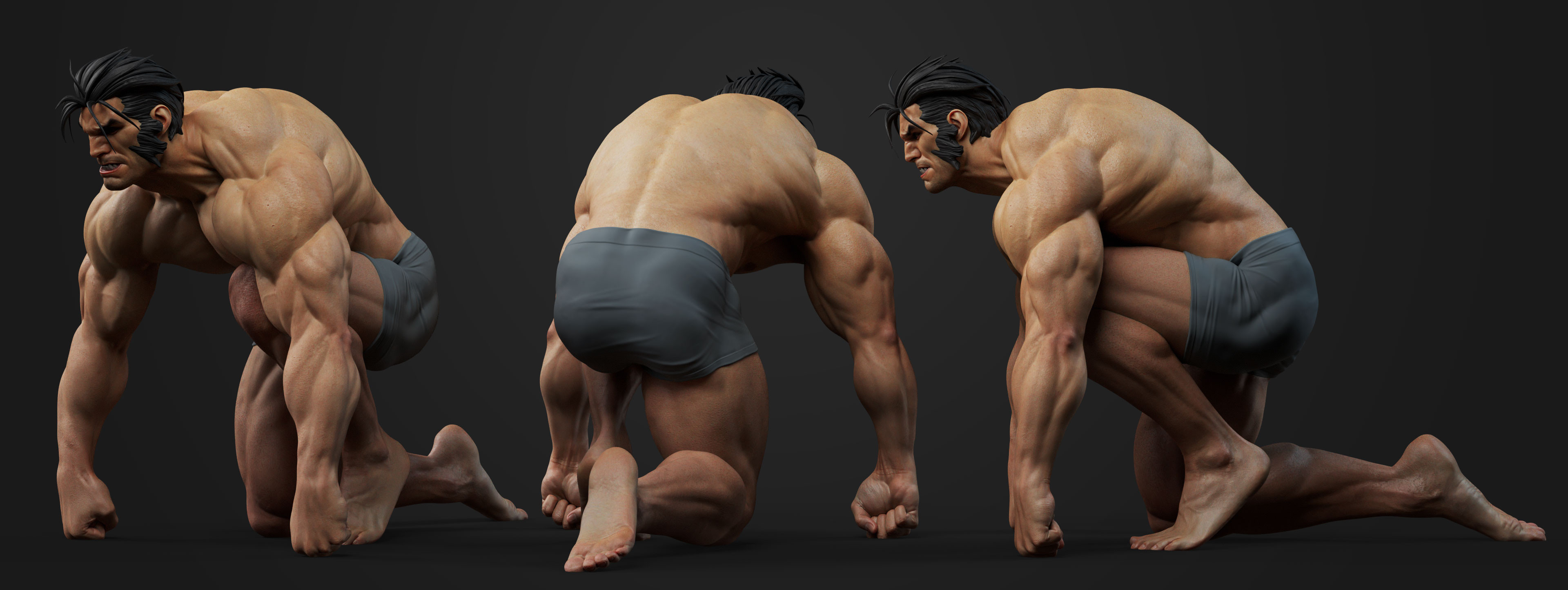 3D Scan Store - Super Hero Reference Models