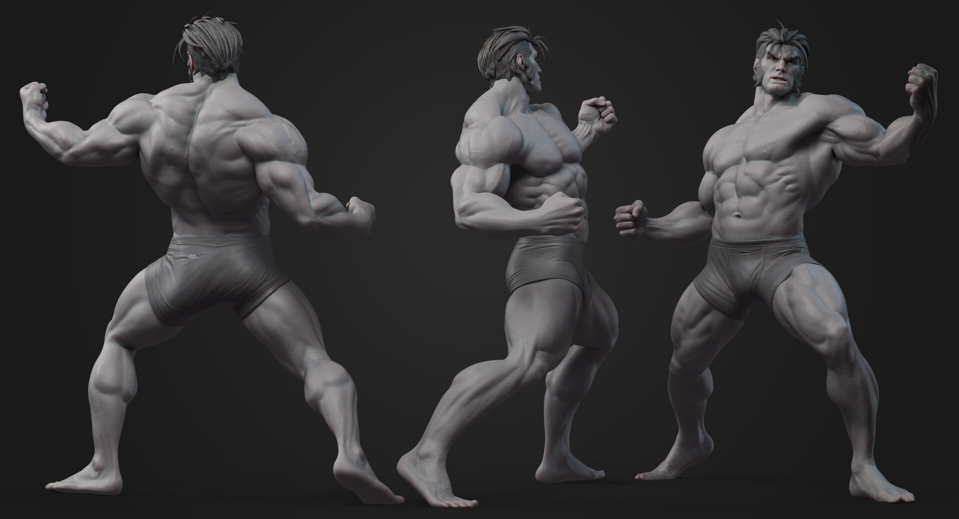 3D Scan Store - Super Hero Reference Models