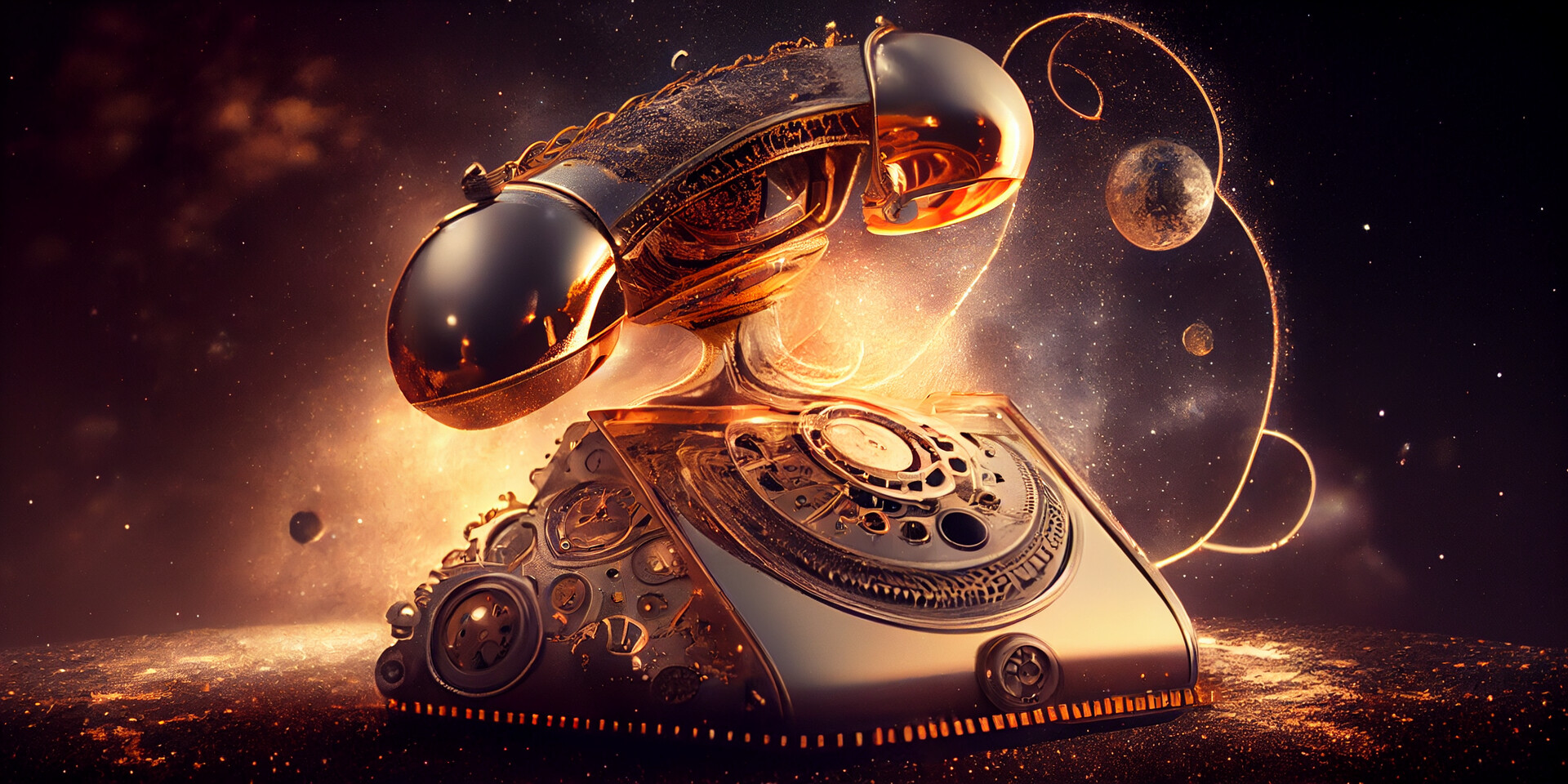 ArtStation - In space, no one can hear you call - AI-generated art