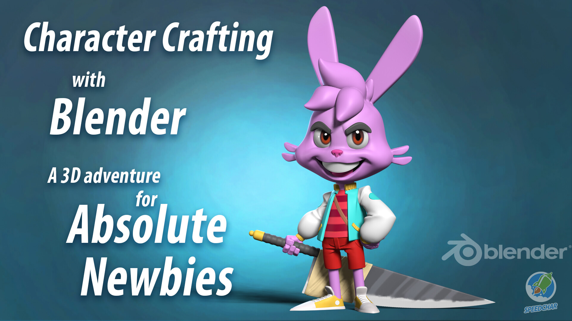 😃Nikolay Naydenov😃 - Rabbit from Character Crafting with Blender - A 3D Adventure for Absolute ...