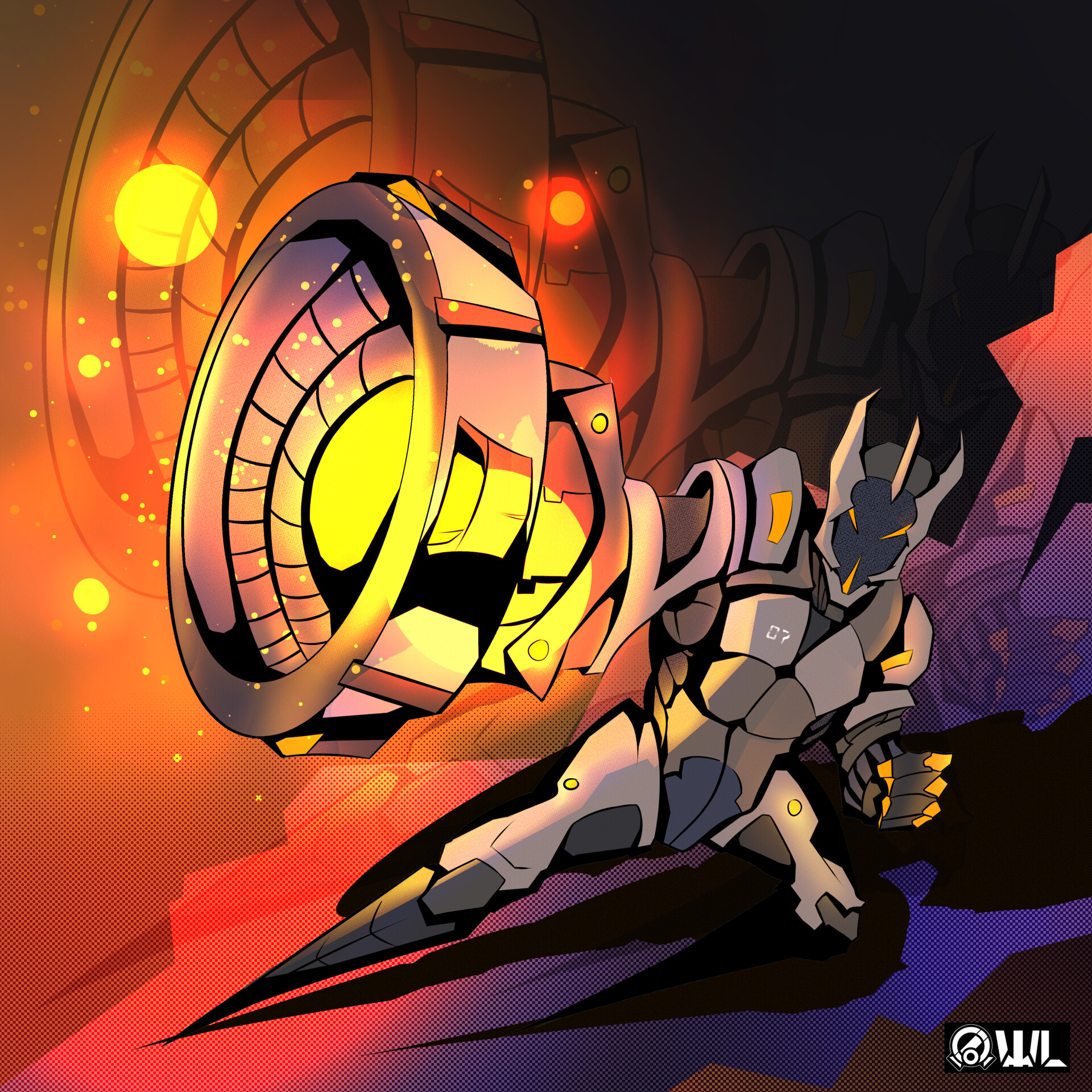 ArtStation - Mecha Series: Mecha A 07