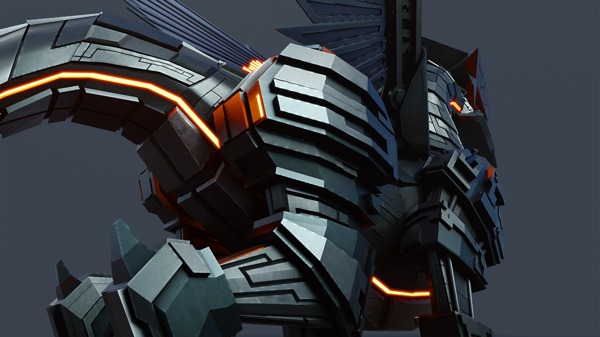 Mecha Dragon Wallpaper