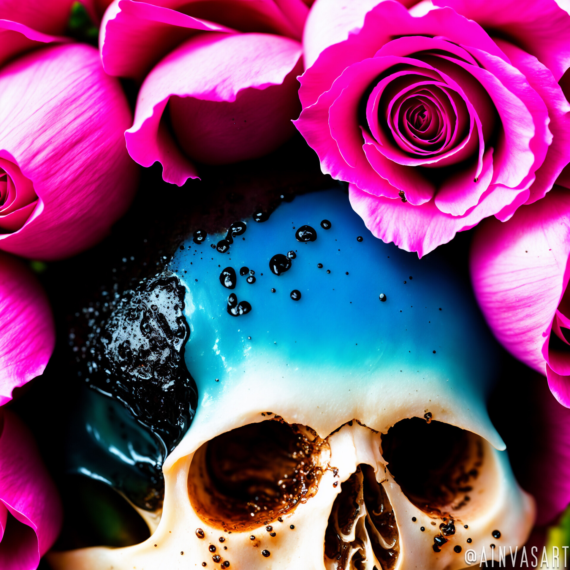 ArtStation - Skulls & Roses