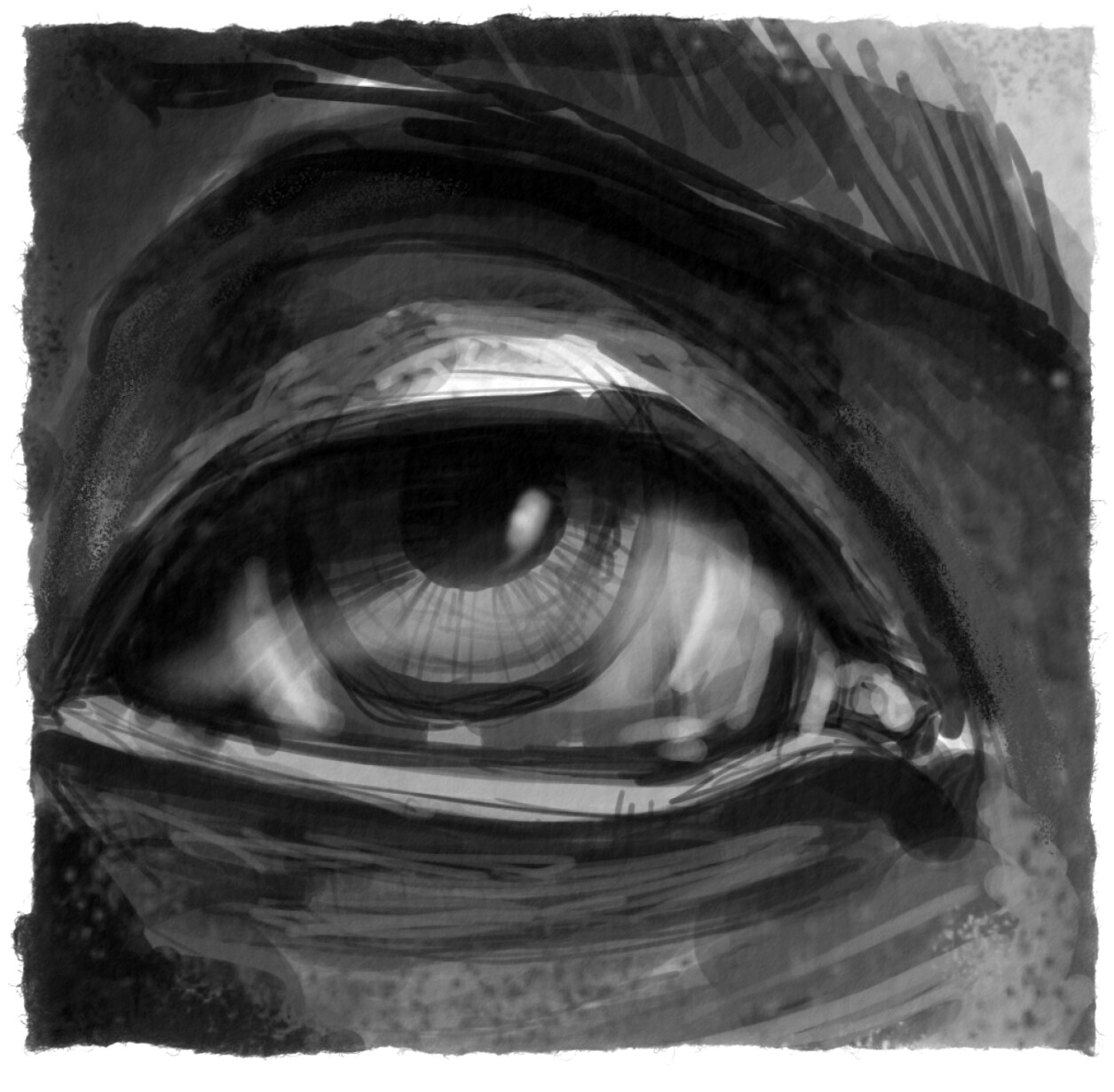 ArtStation - Eye Value Study