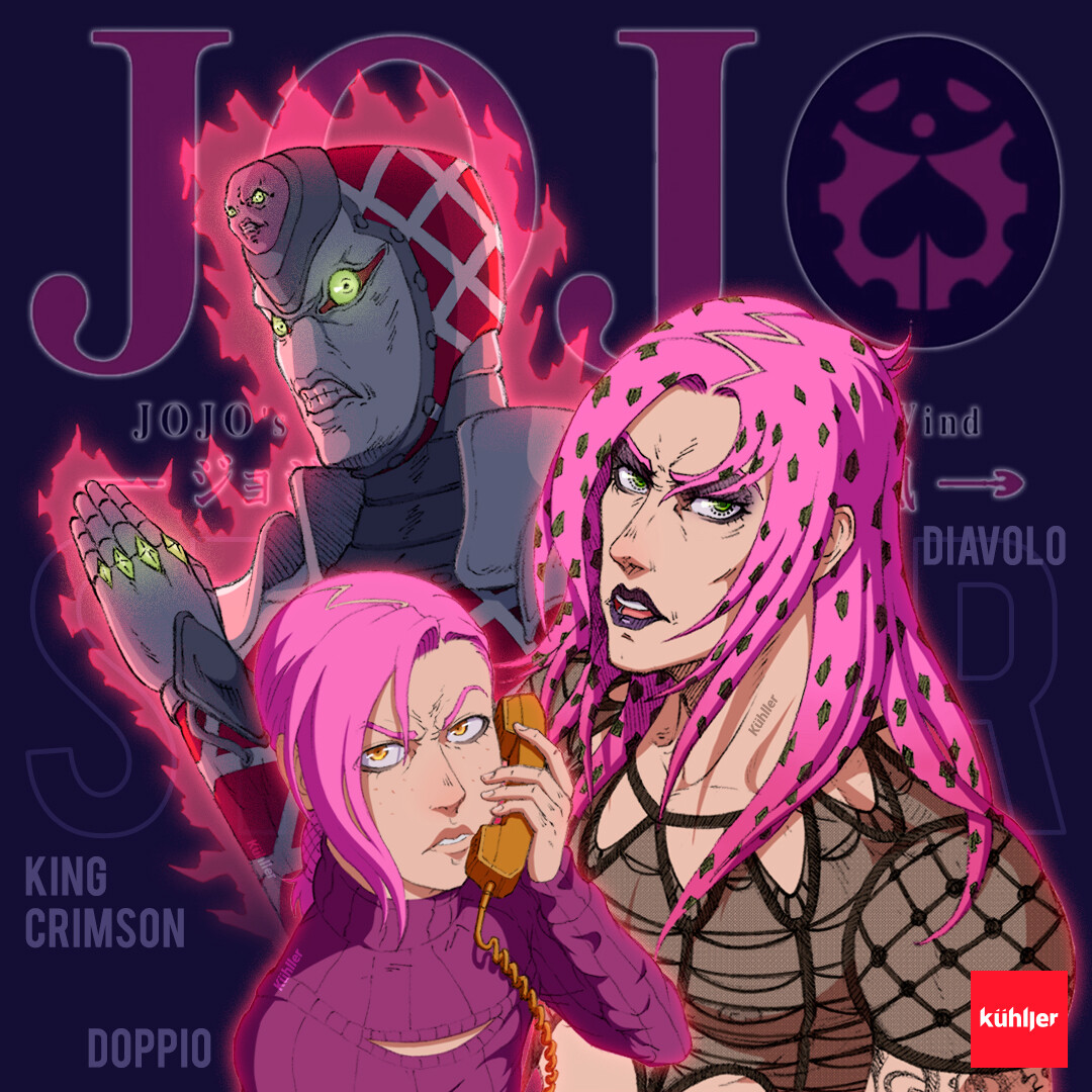 ArtStation - Doppio, Diavolo & King Crimson Stickers