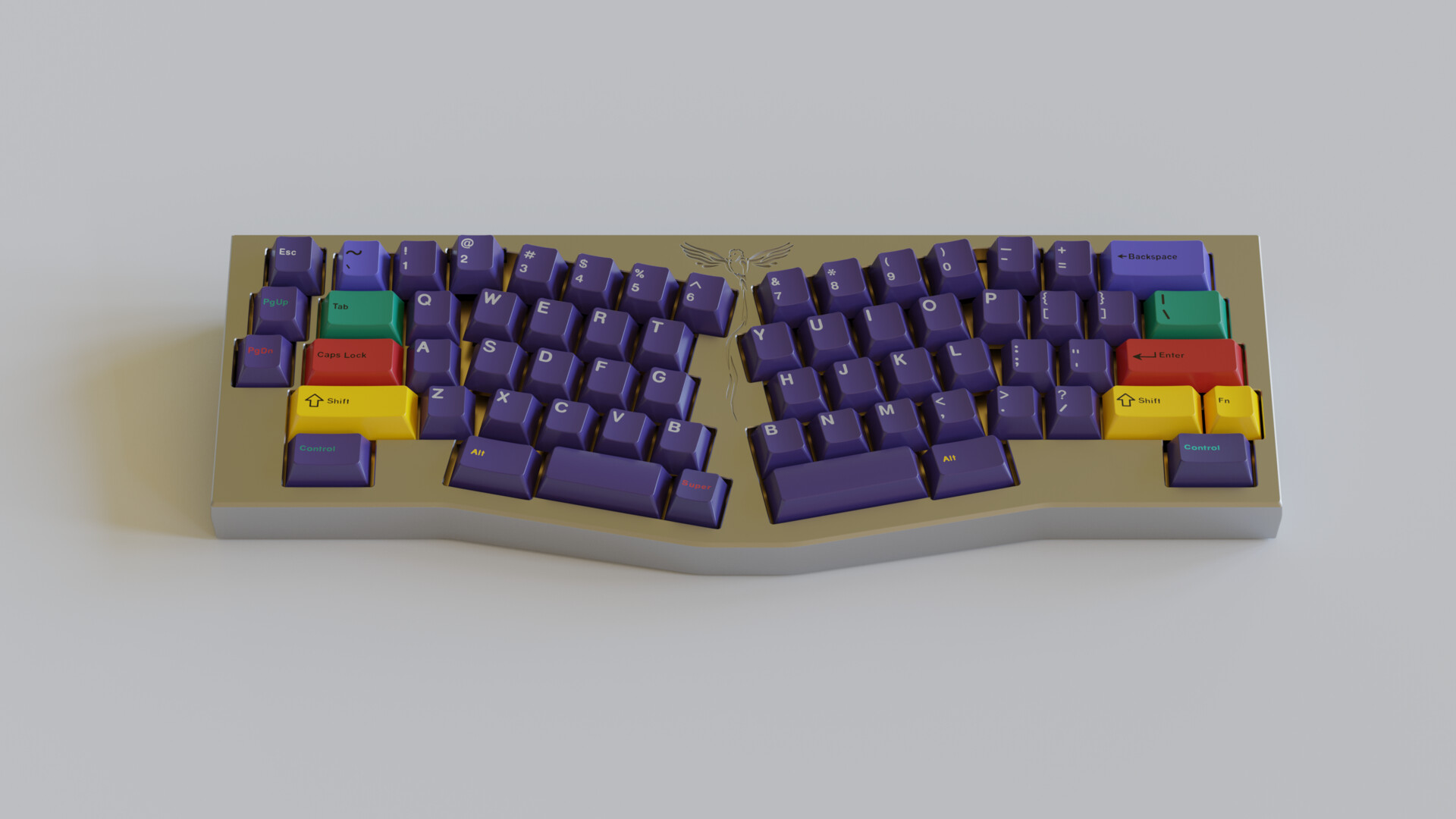 Jorge Jimenez - Renders for GMK ³, a cube(d) console inspired set!