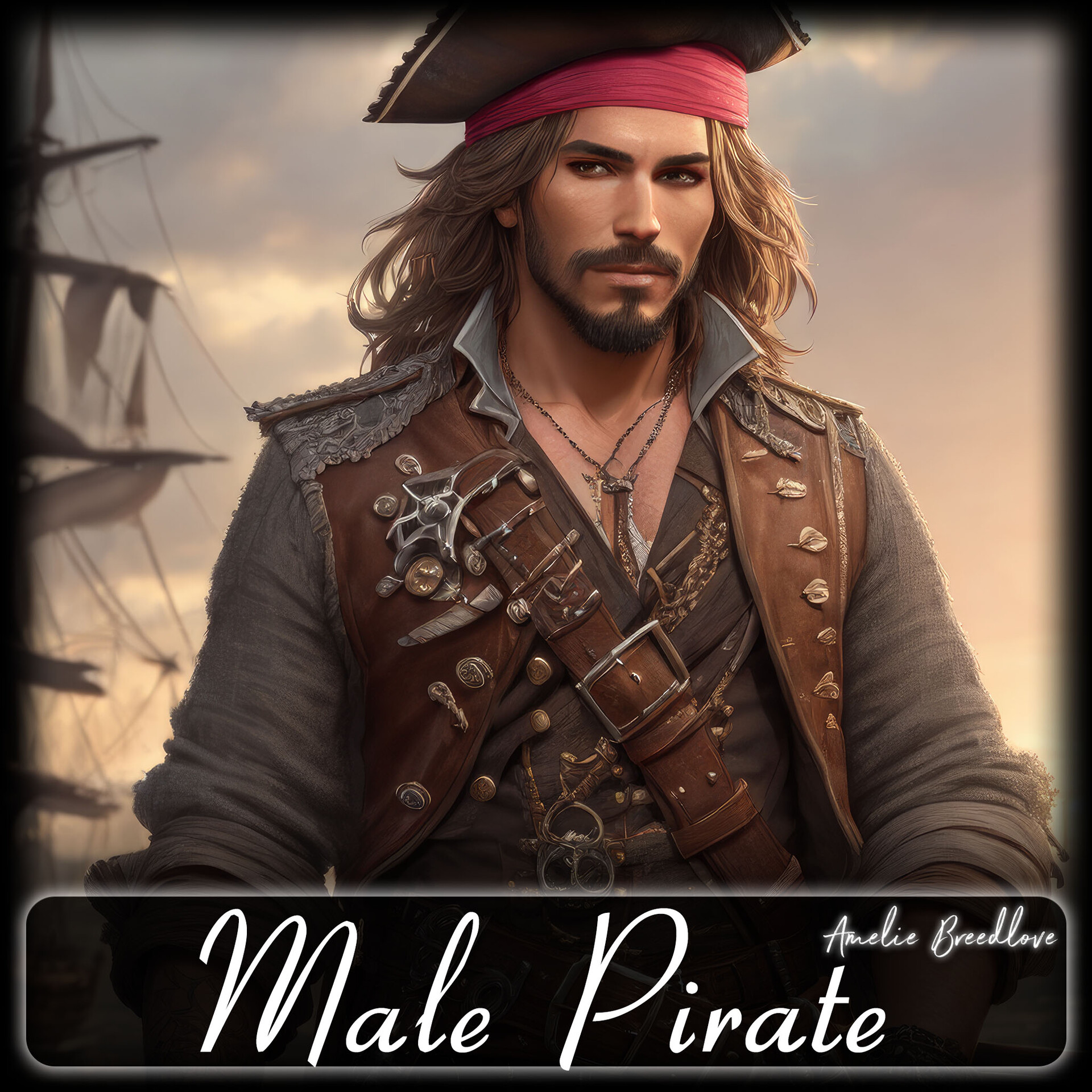 ArtStation - 200 Male Pirate Reference Pack | 4K | v.2