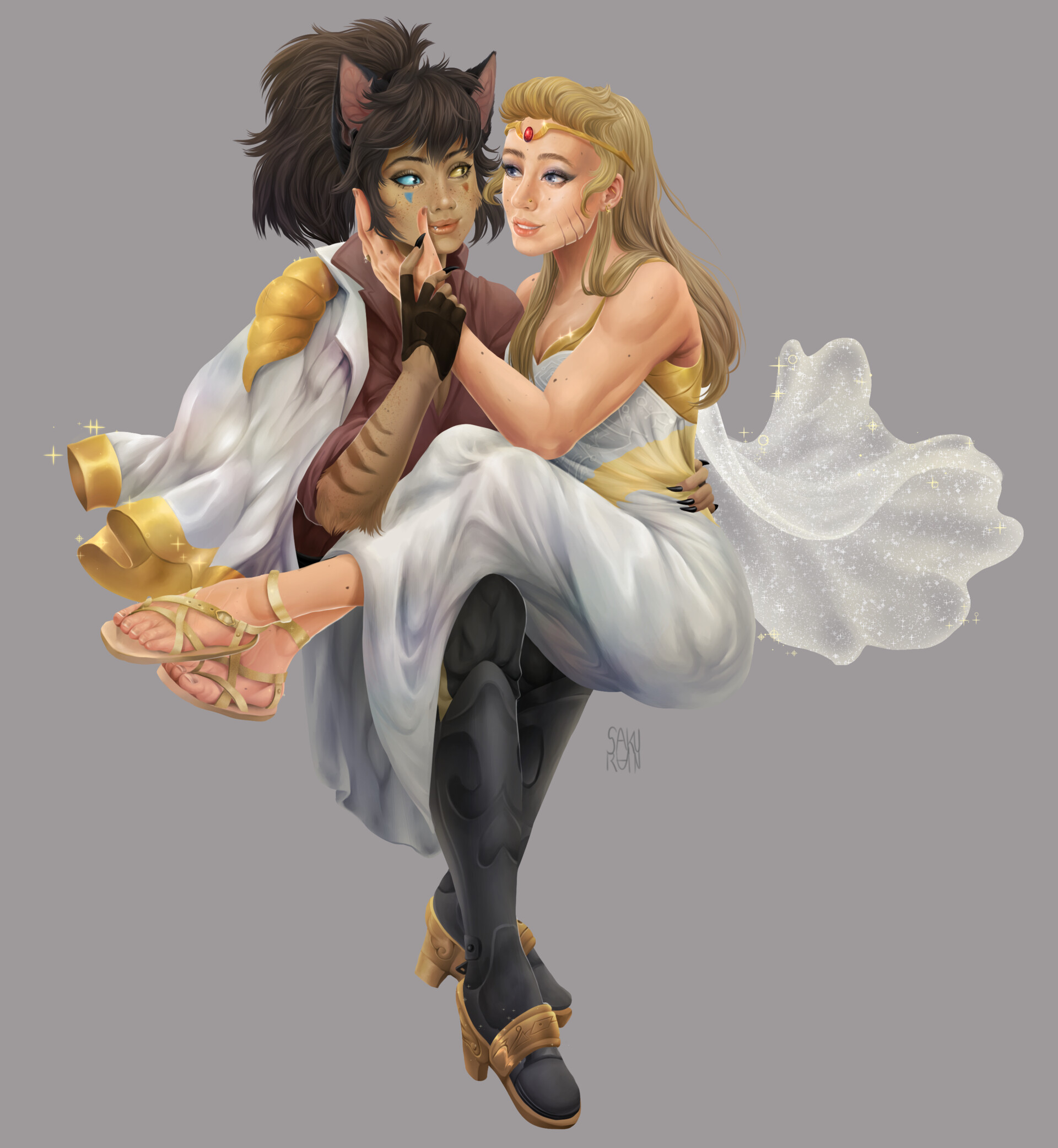 ArtStation - Catra and Adora [Fan Art]