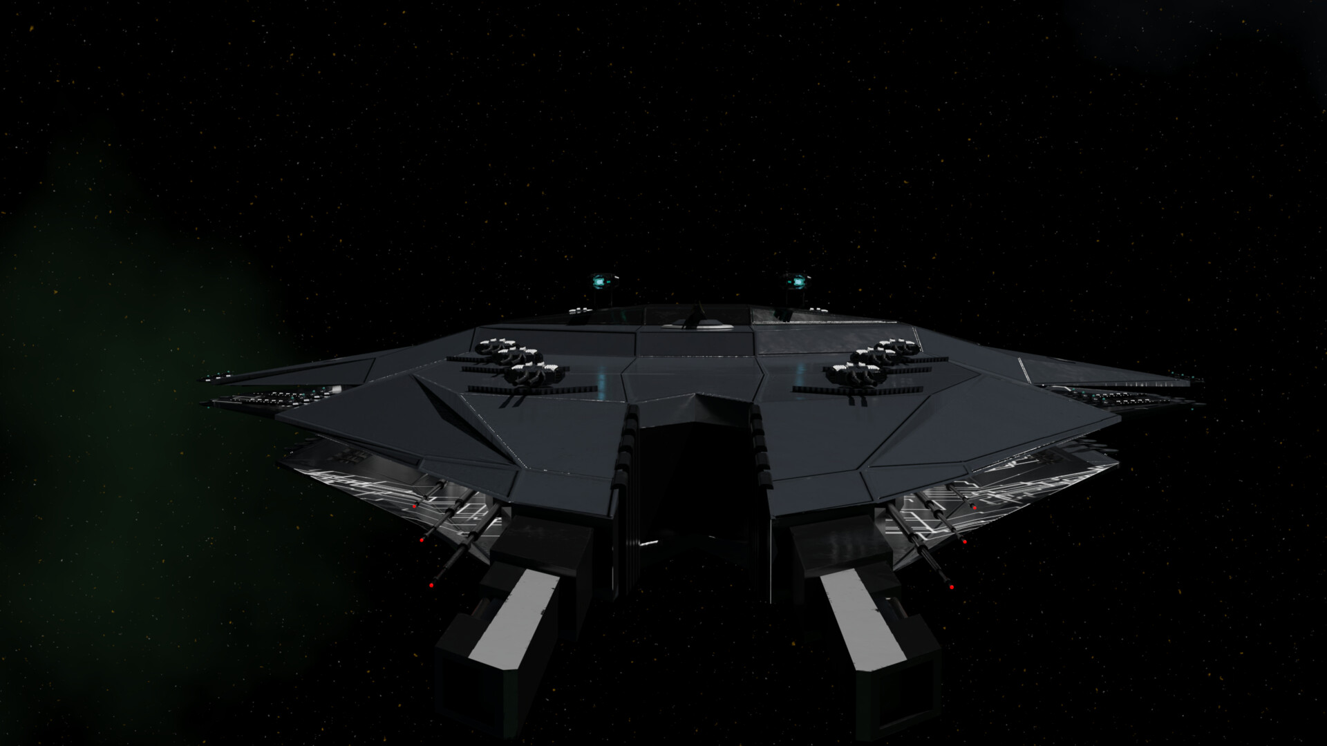 ArtStation - Ares-class heavy cruiser