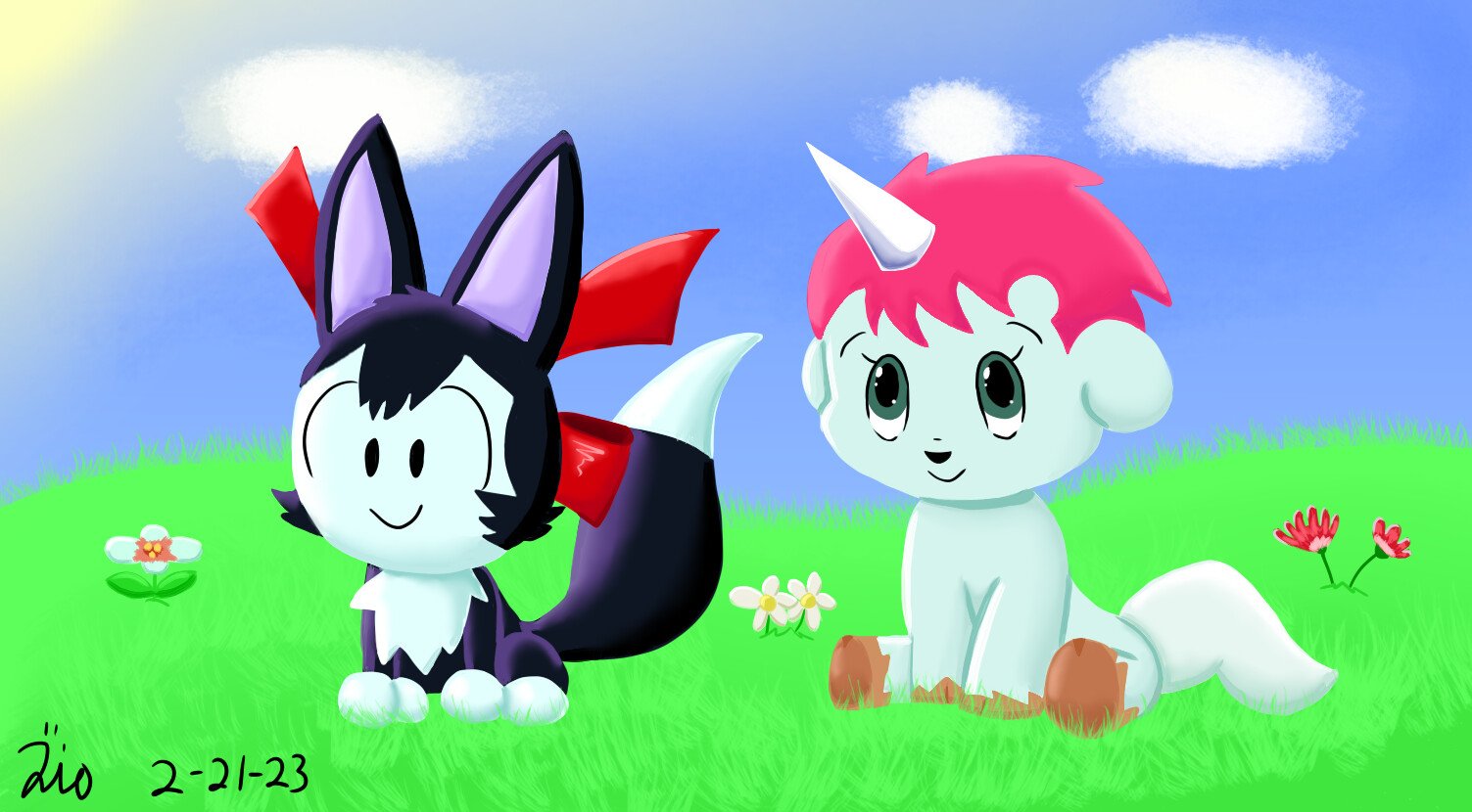 ArtStation - Katy and Unico