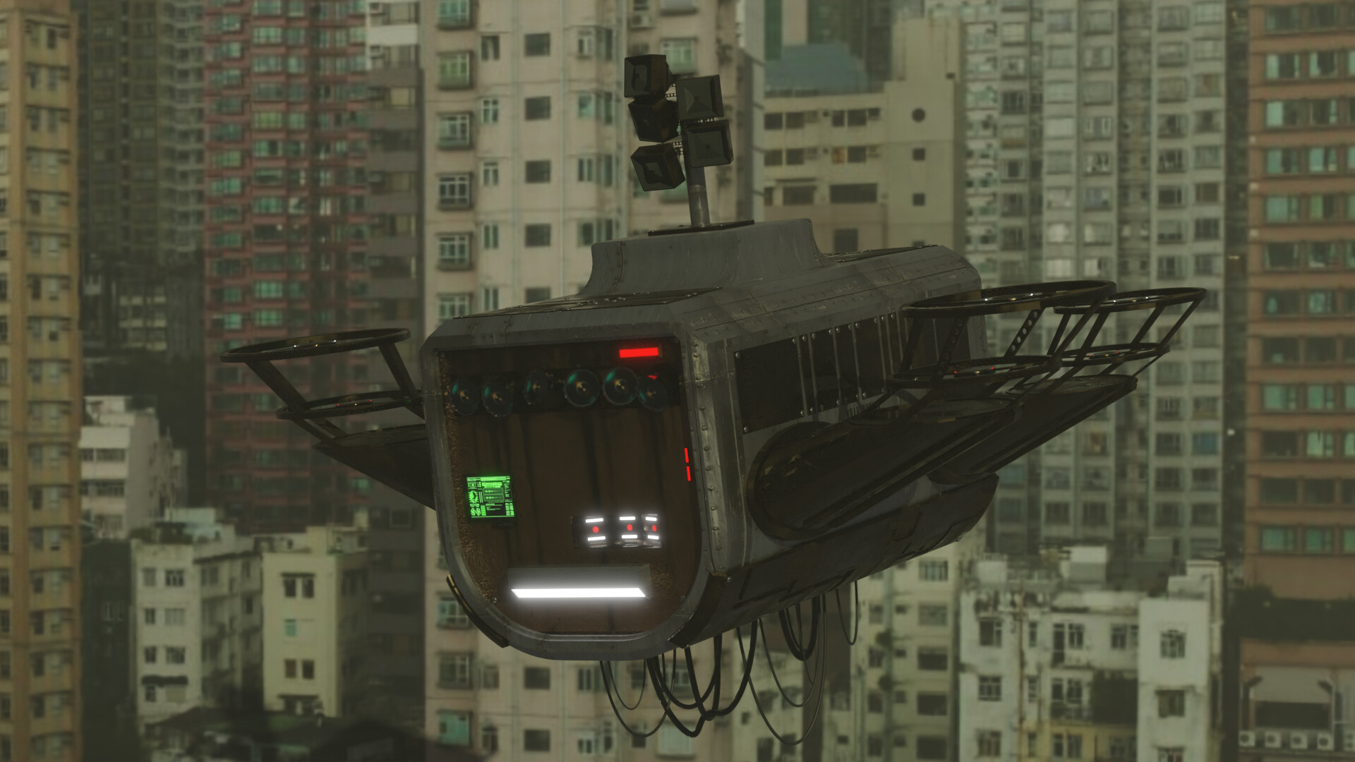 ArtStation - Surveillance Drone