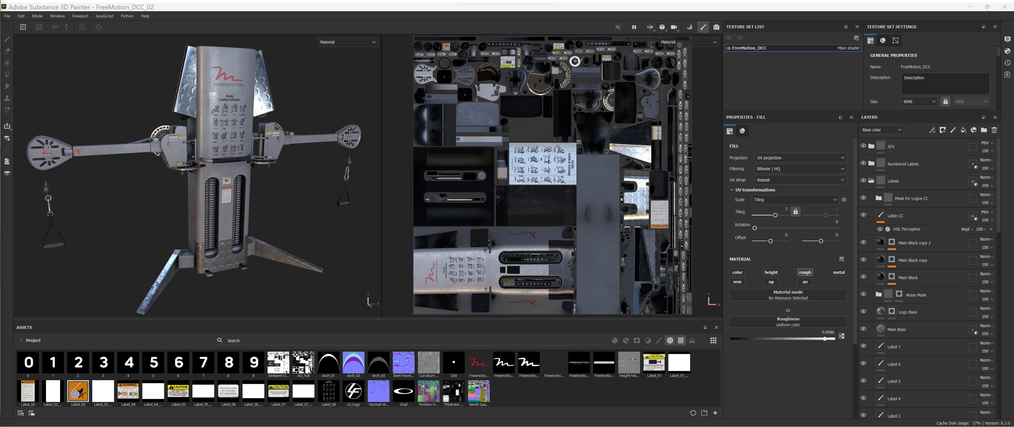 George "Rico" Walker - Freemotion Dual Cable Cross