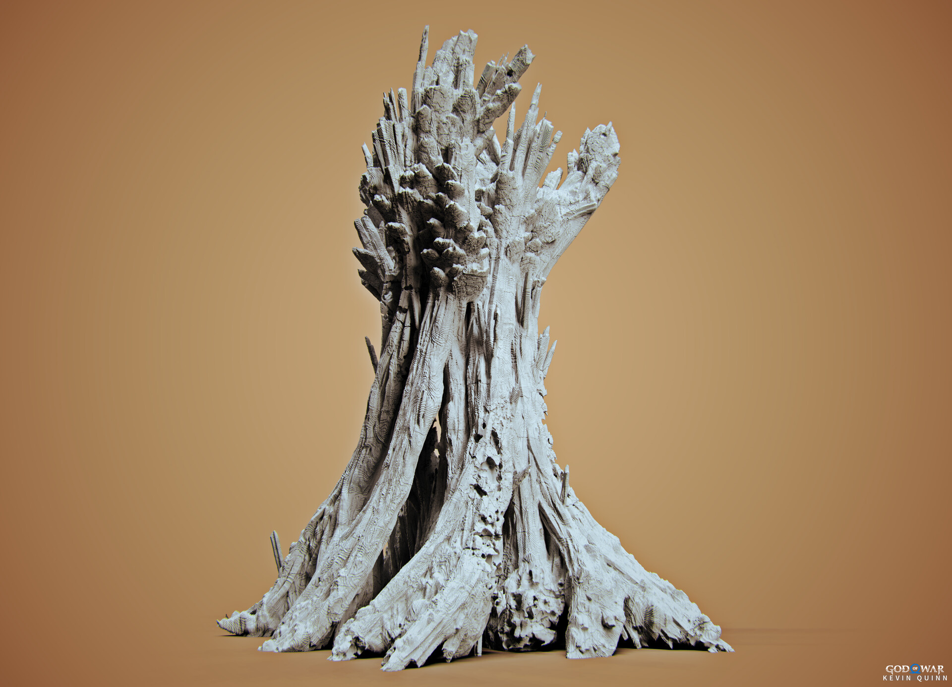 Kevin Quinn: Portfolio - God of War Ragnarok - Ironwood: Trees Renders ...