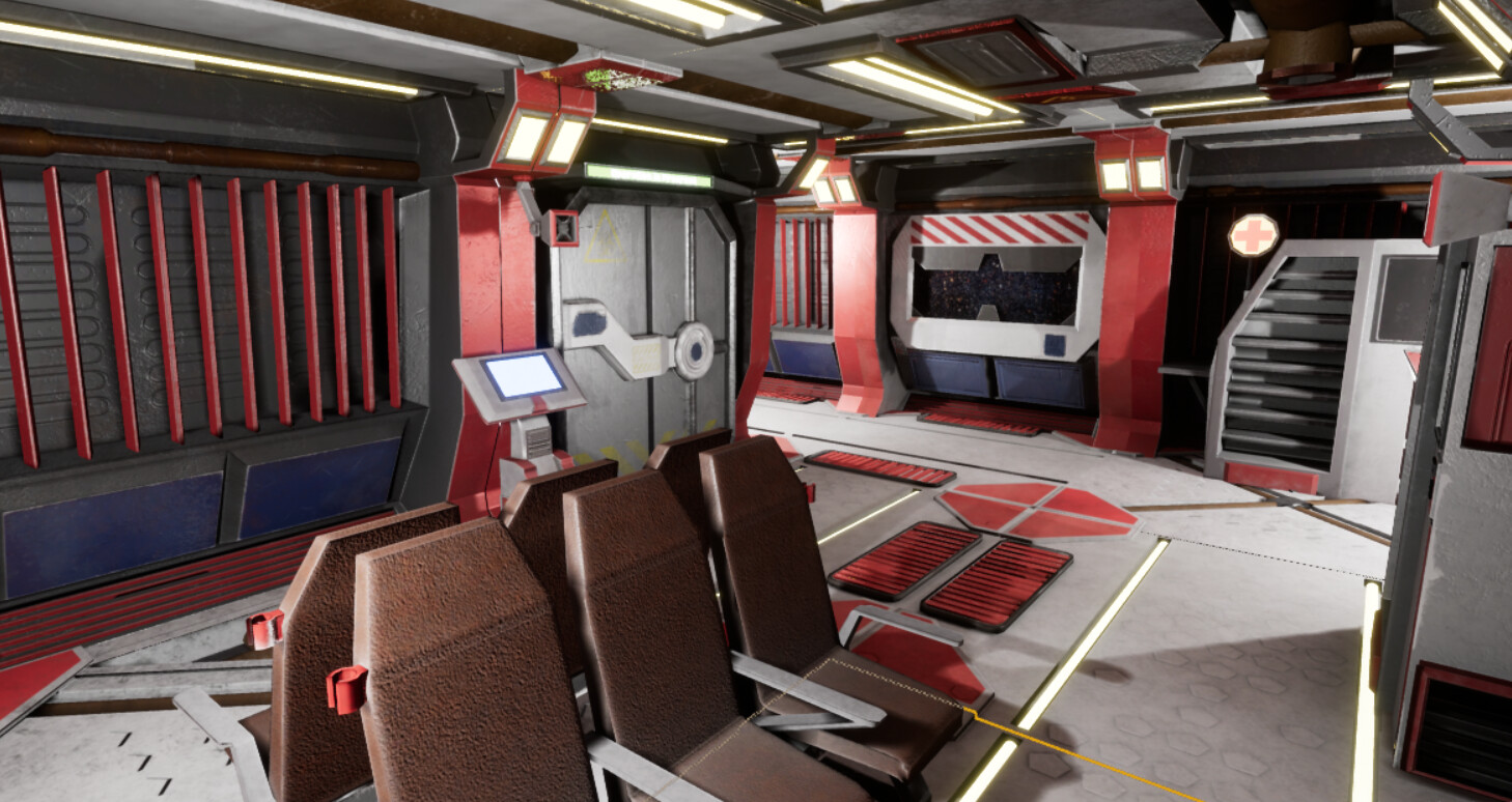 ArtStation - Space Station Hospital