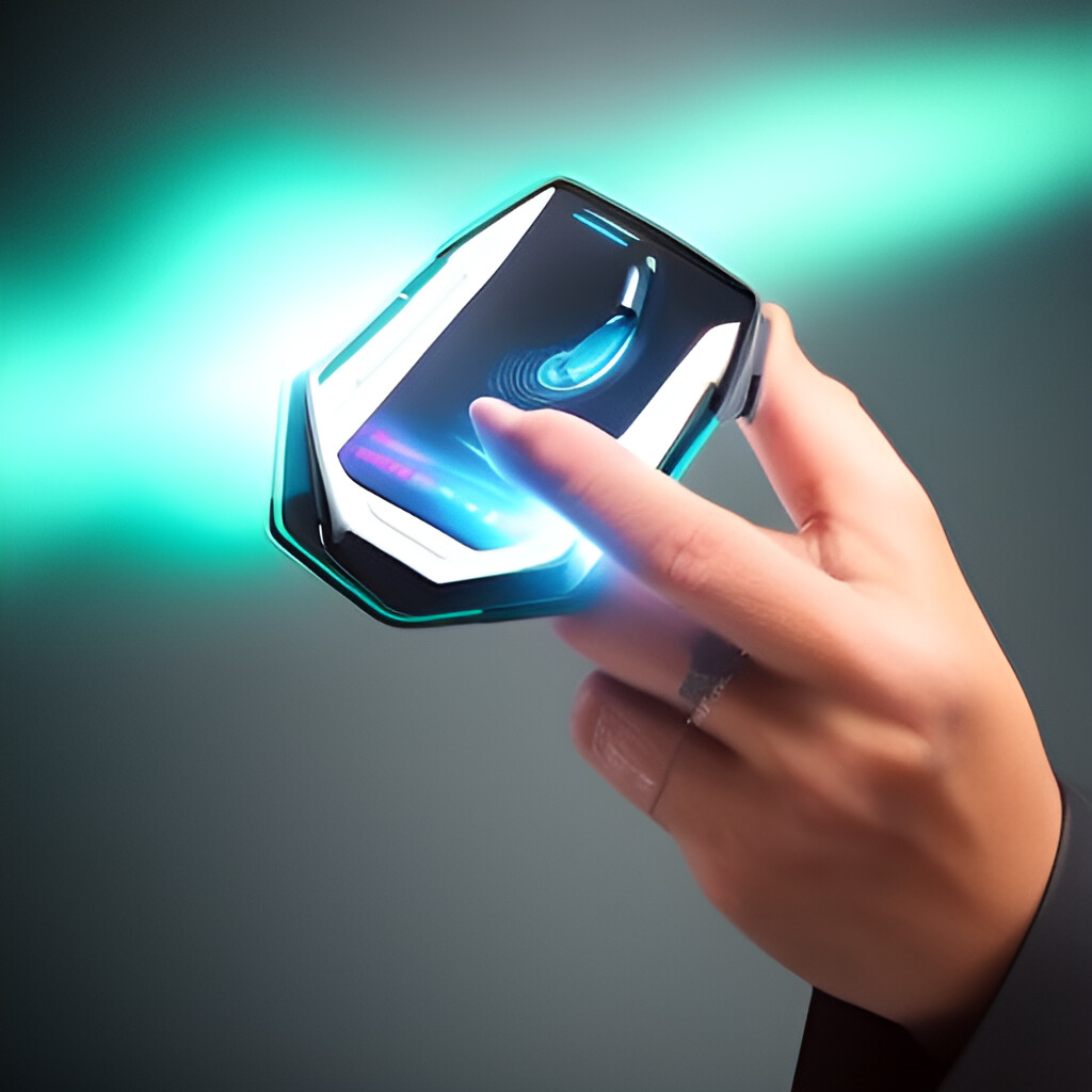 ArtStation - Futuristic technological postcyberpunk smartphone