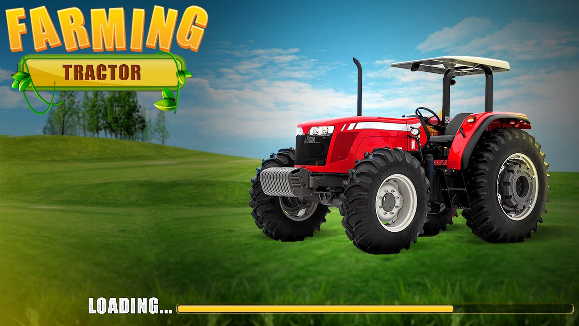 ArtStation - tractor farming game UI