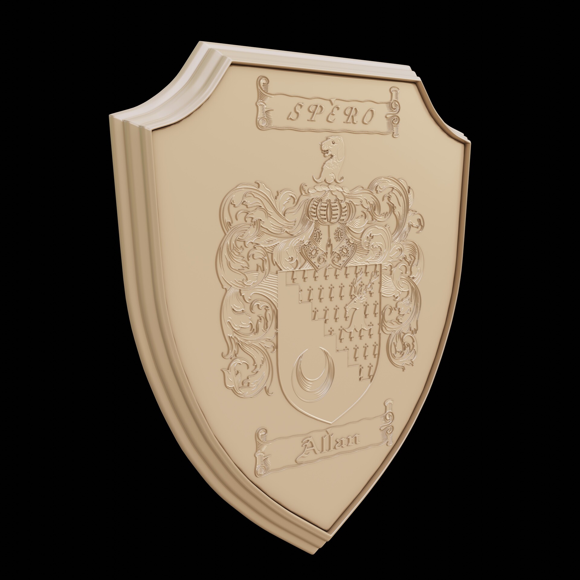 ArtStation - Family Crest 3D Printing