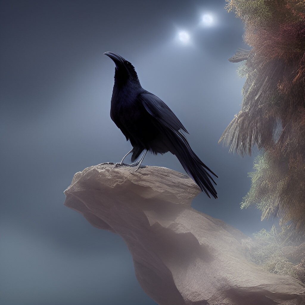 Aliya Kassiophia - Raven singing to a new dawn