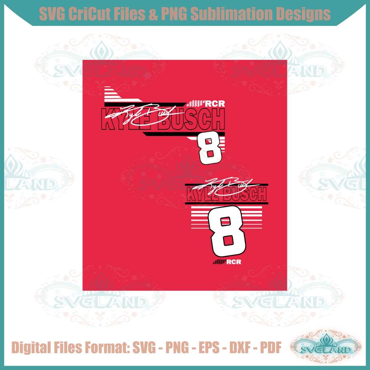 ArtStation - Kyle Busch Signature Richard Childress Racing Team Svg