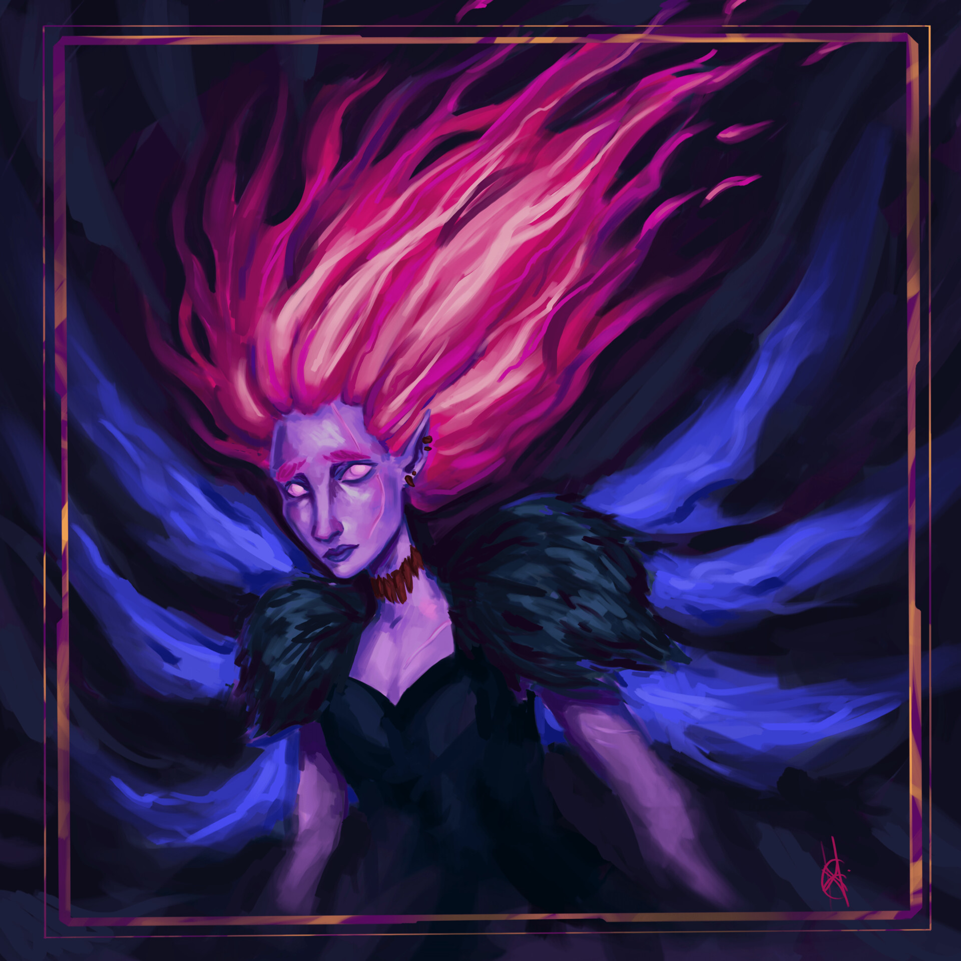 ArtStation - Dark Faerie Witch