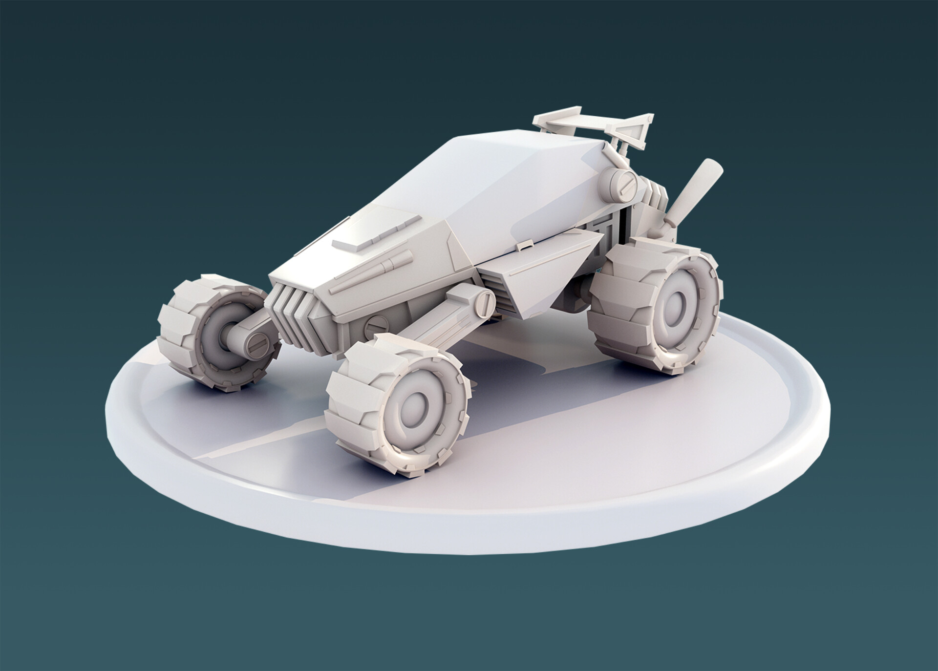 ArtStation - The buggy - High Poly