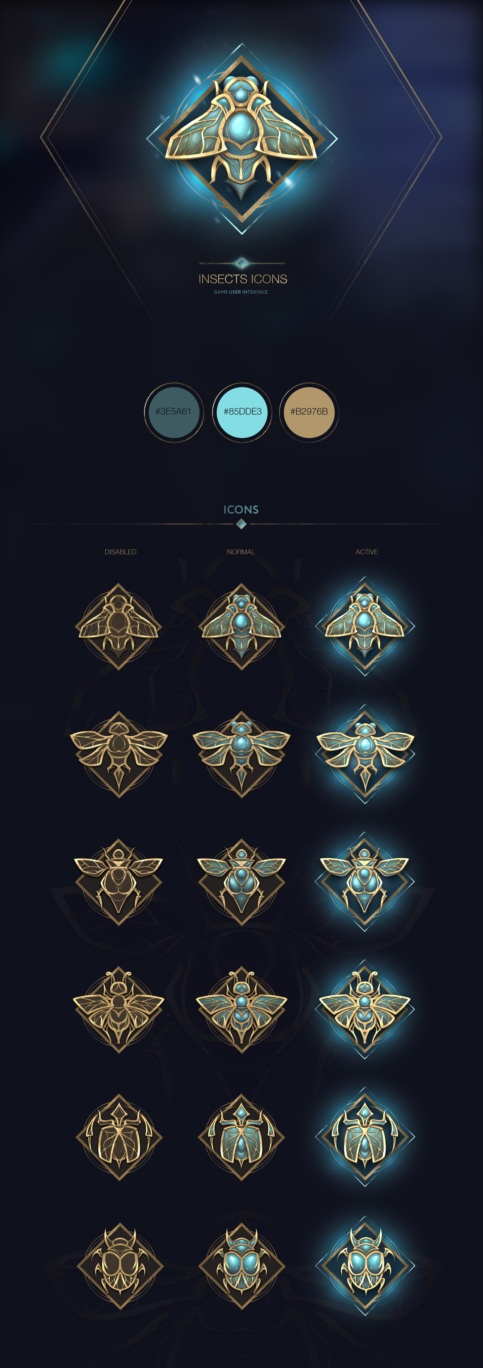 Boyko Julia - Insect Icons