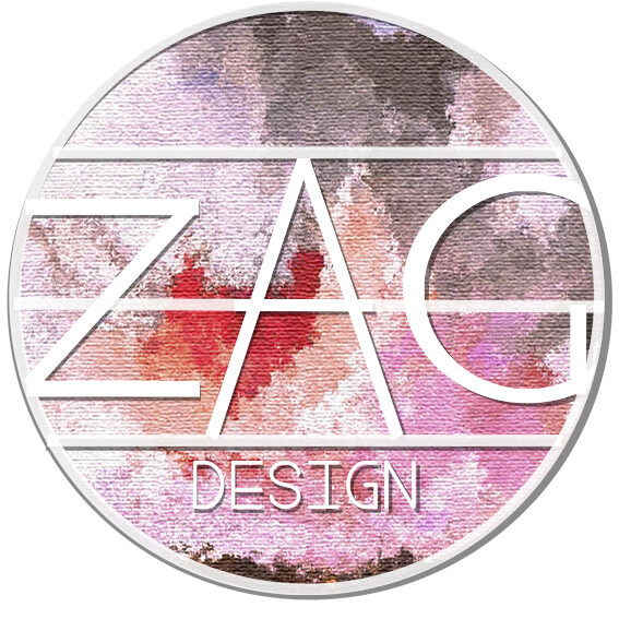 ArtStation - ZAG Design Logo 1st and 2nd iteration.