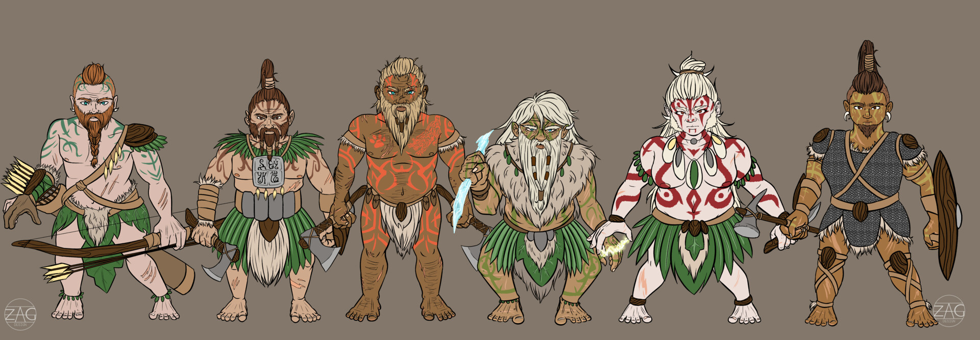 ArtStation - Dwarven Forest Clan