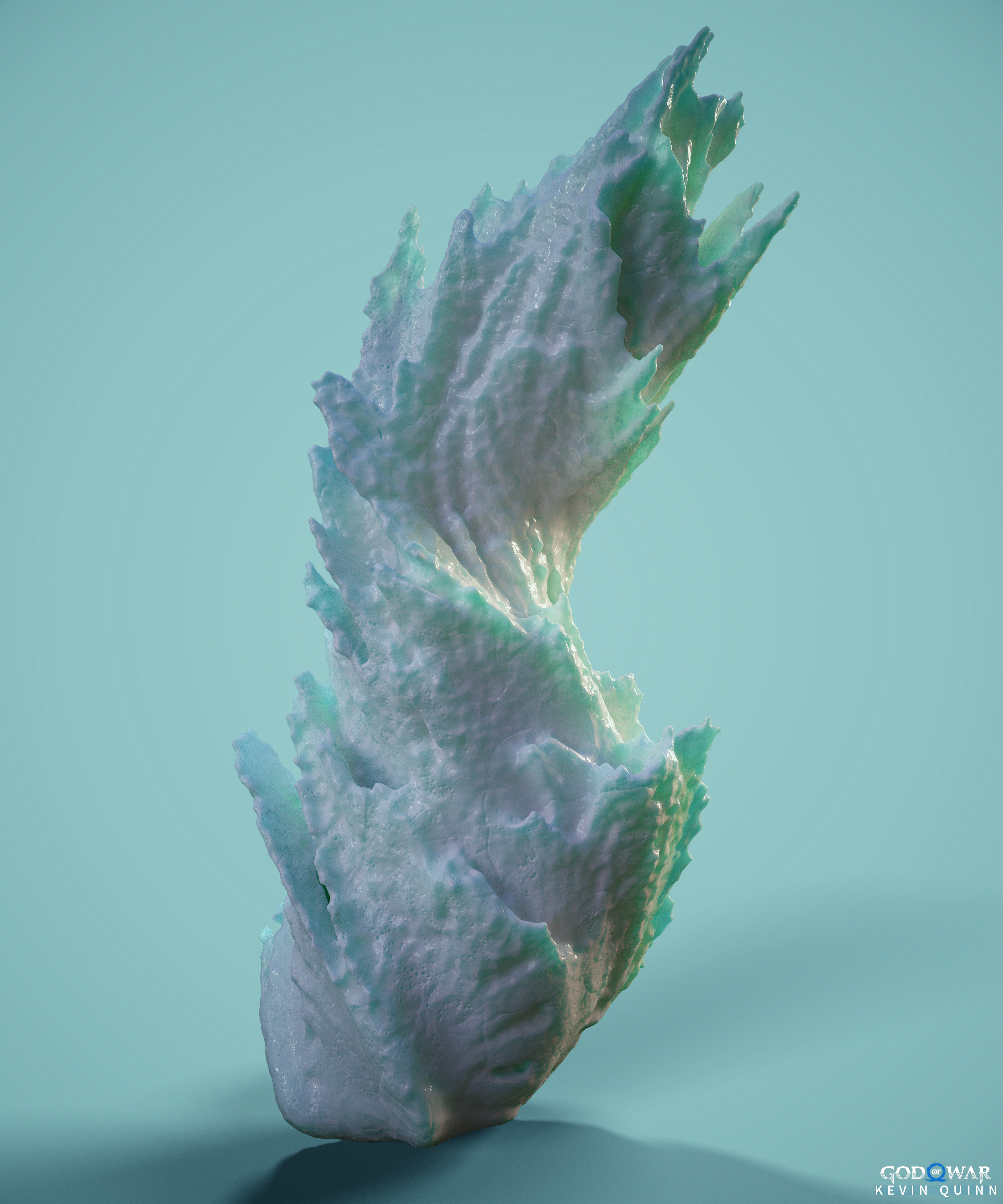 Kevin Quinn: Portfolio - God of War Ragnarok - Niflheim: Ice Forms ...