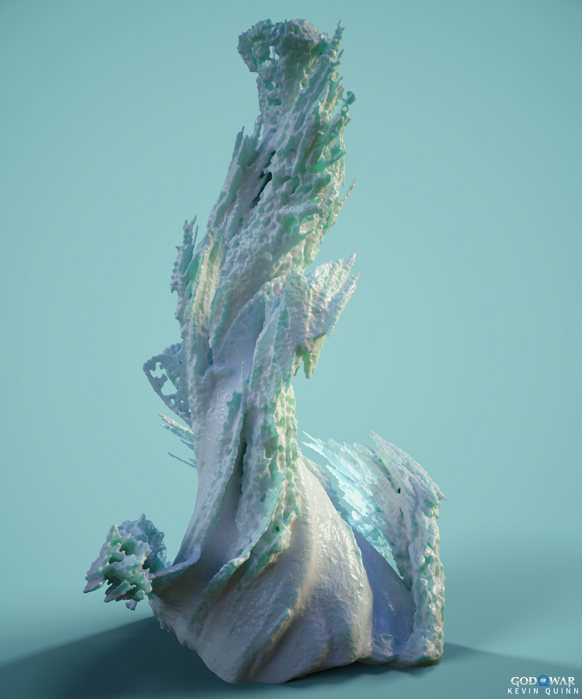 Kevin Quinn: Portfolio - God of War Ragnarok - Niflheim: Ice Forms ...