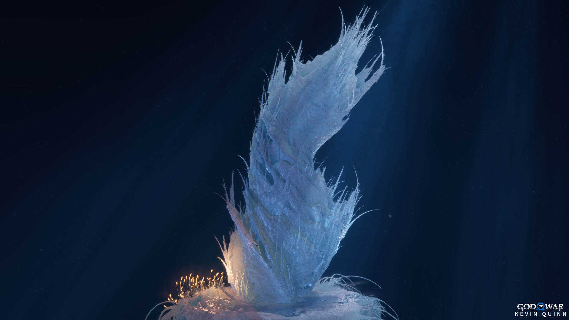 Kevin Quinn: Portfolio - God of War Ragnarok - Niflheim: Ice Forms In ...