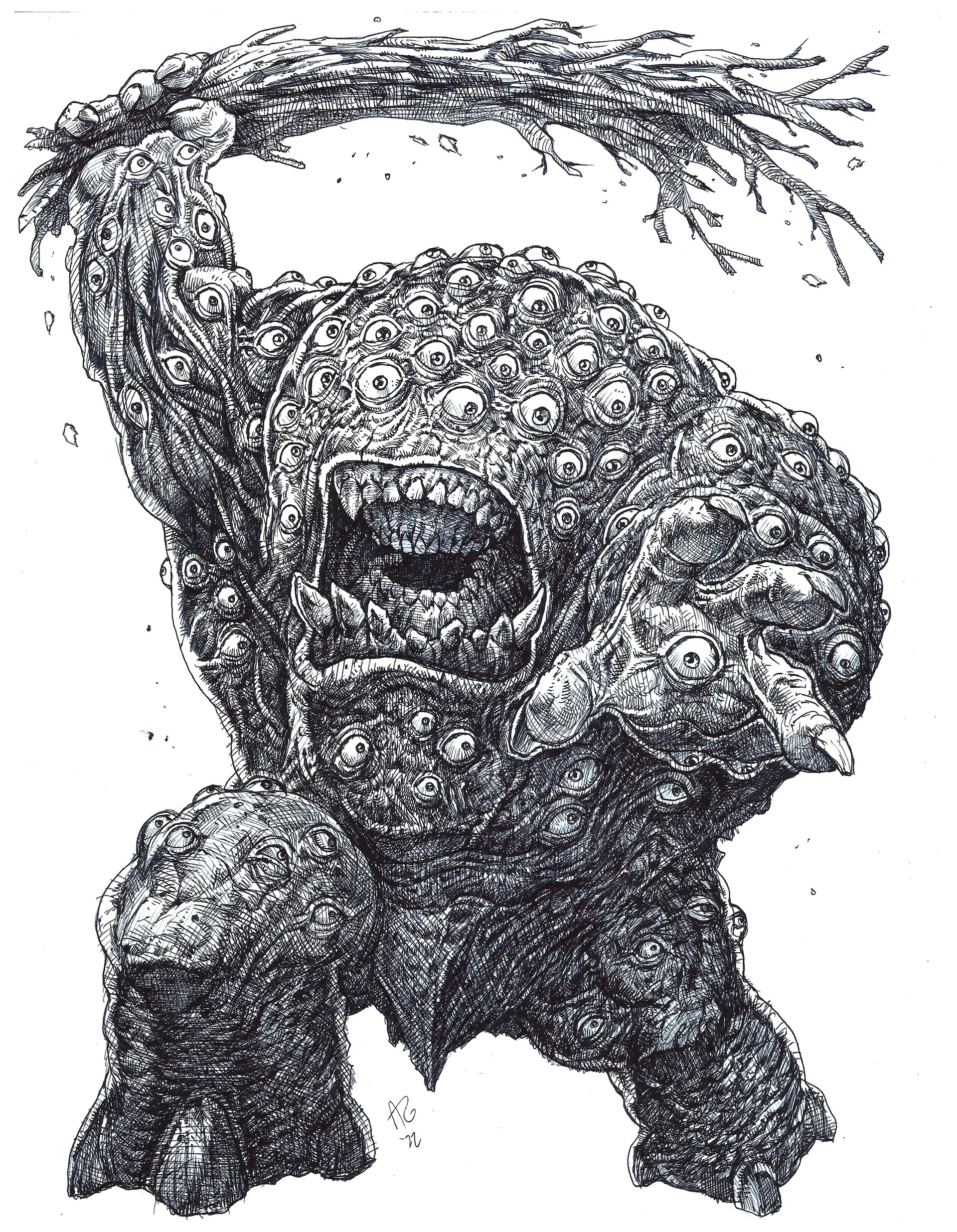 Argus Panoptes by Allen Michael Geneta : r/ImaginaryDemons