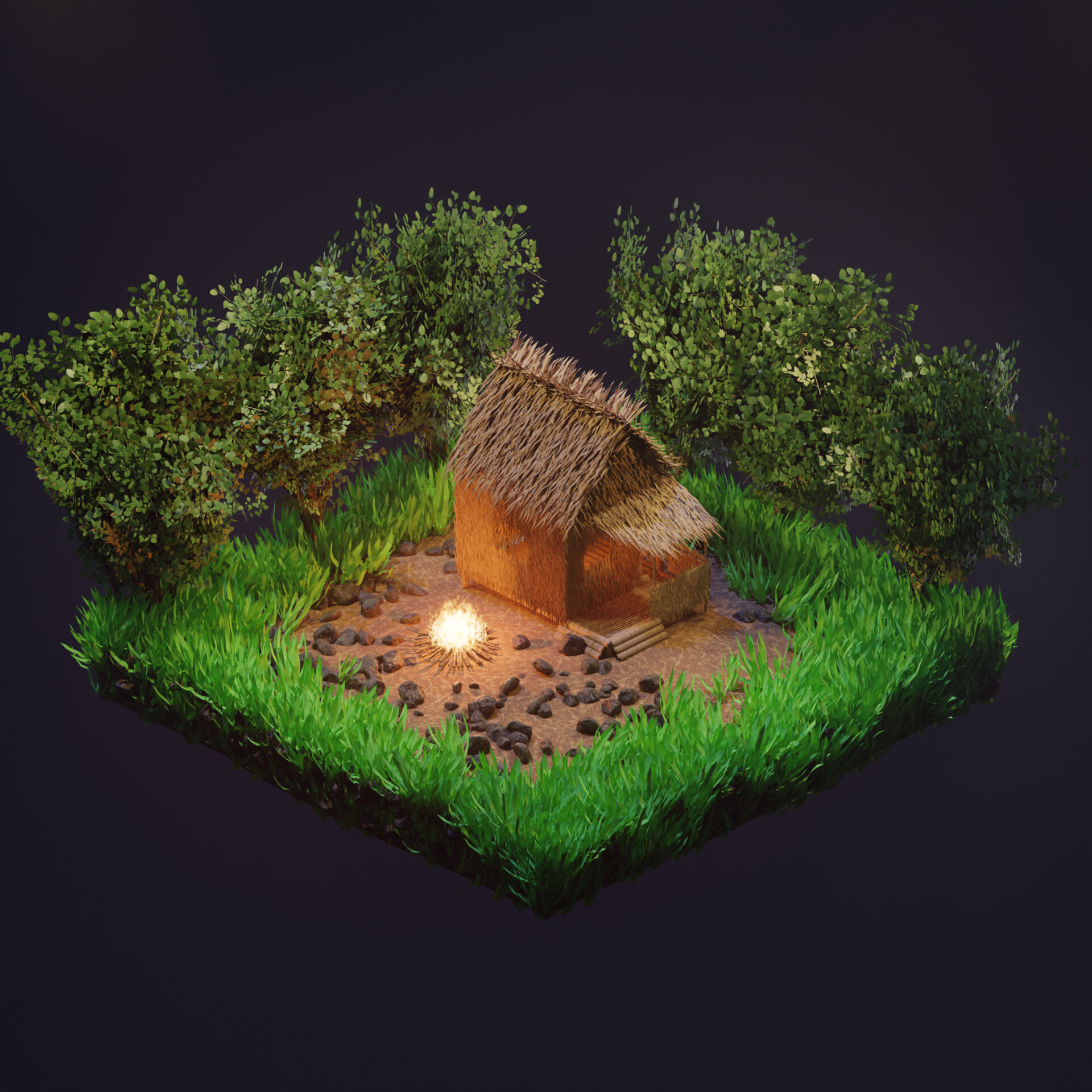 ArtStation - Bahay Kubo