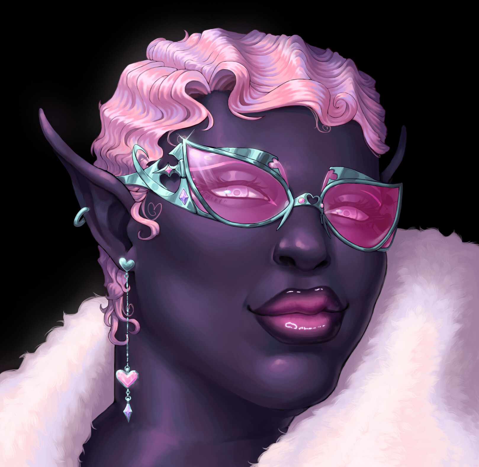 ArtStation - Evelyn, Claric+Monk Drow