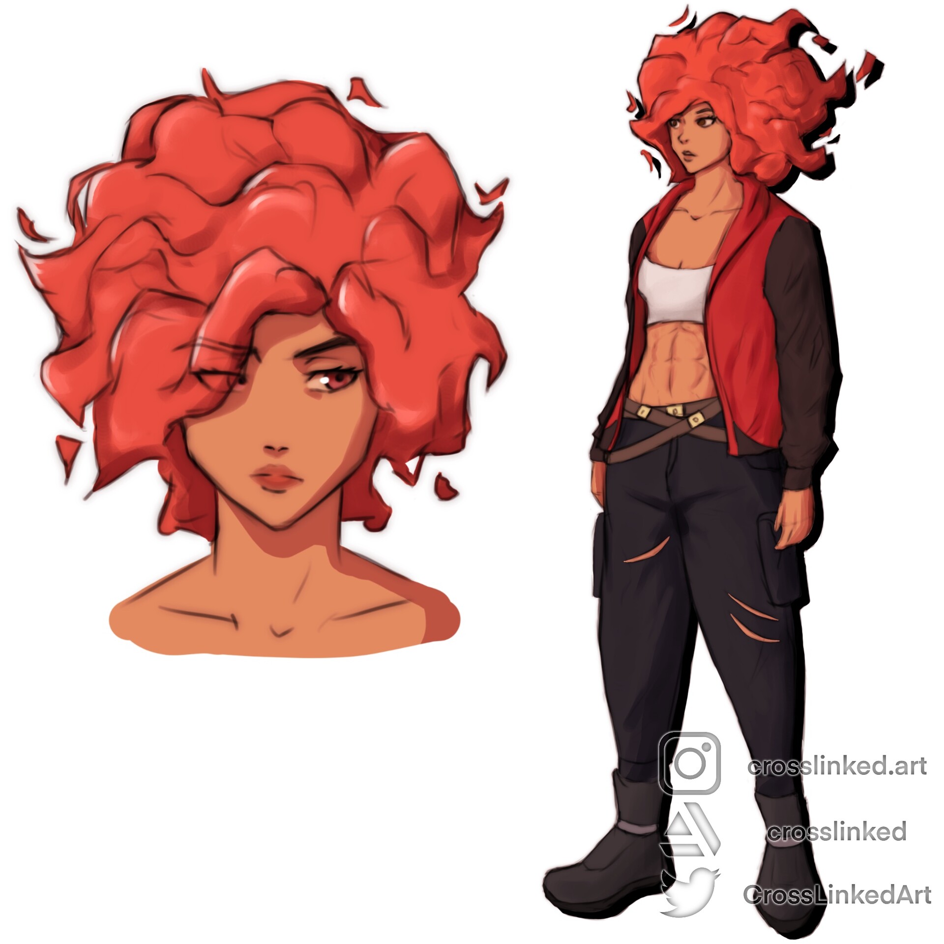 ArtStation - Redhead Girl