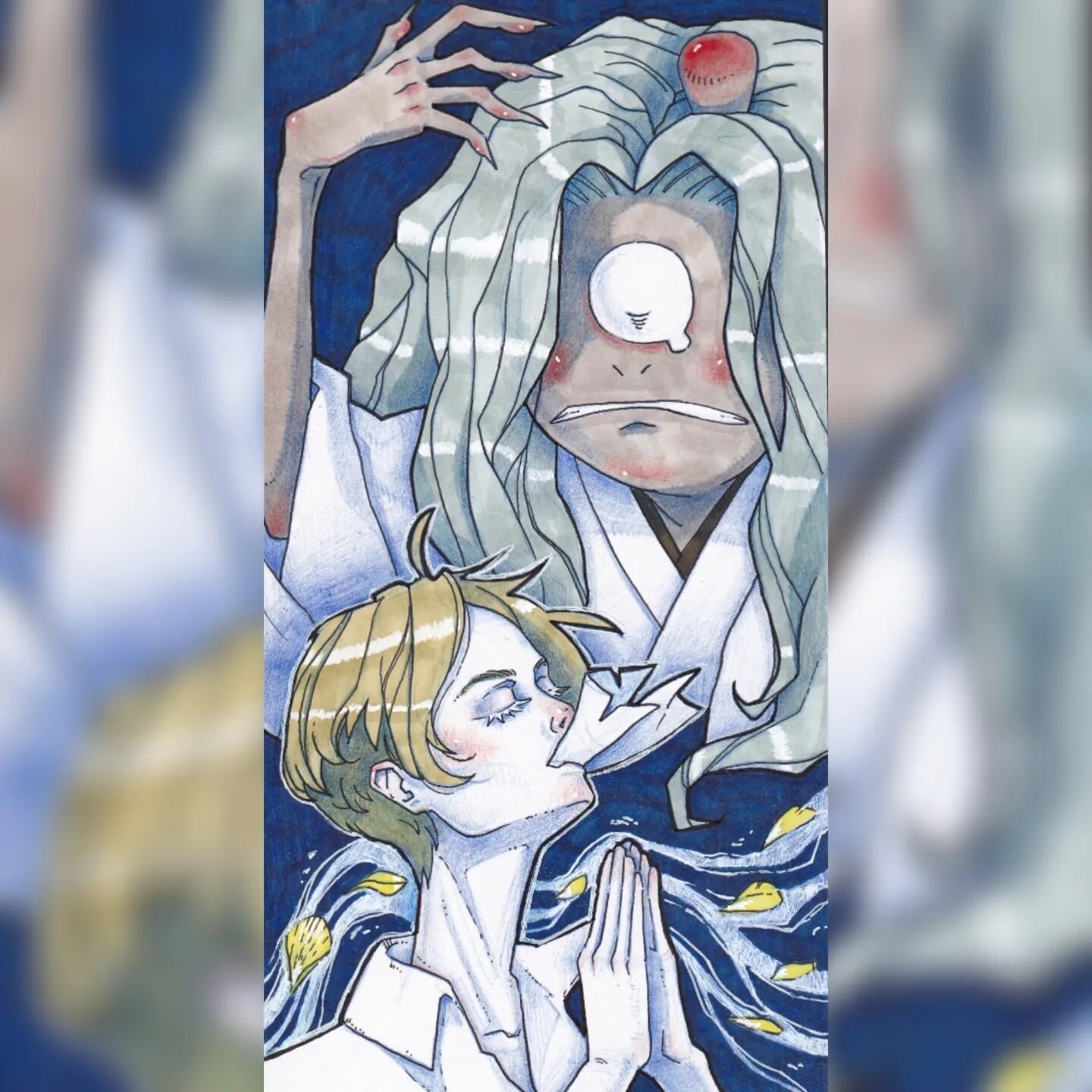 ArtStation - Fanart on anime "Natsume Yuujinchou"