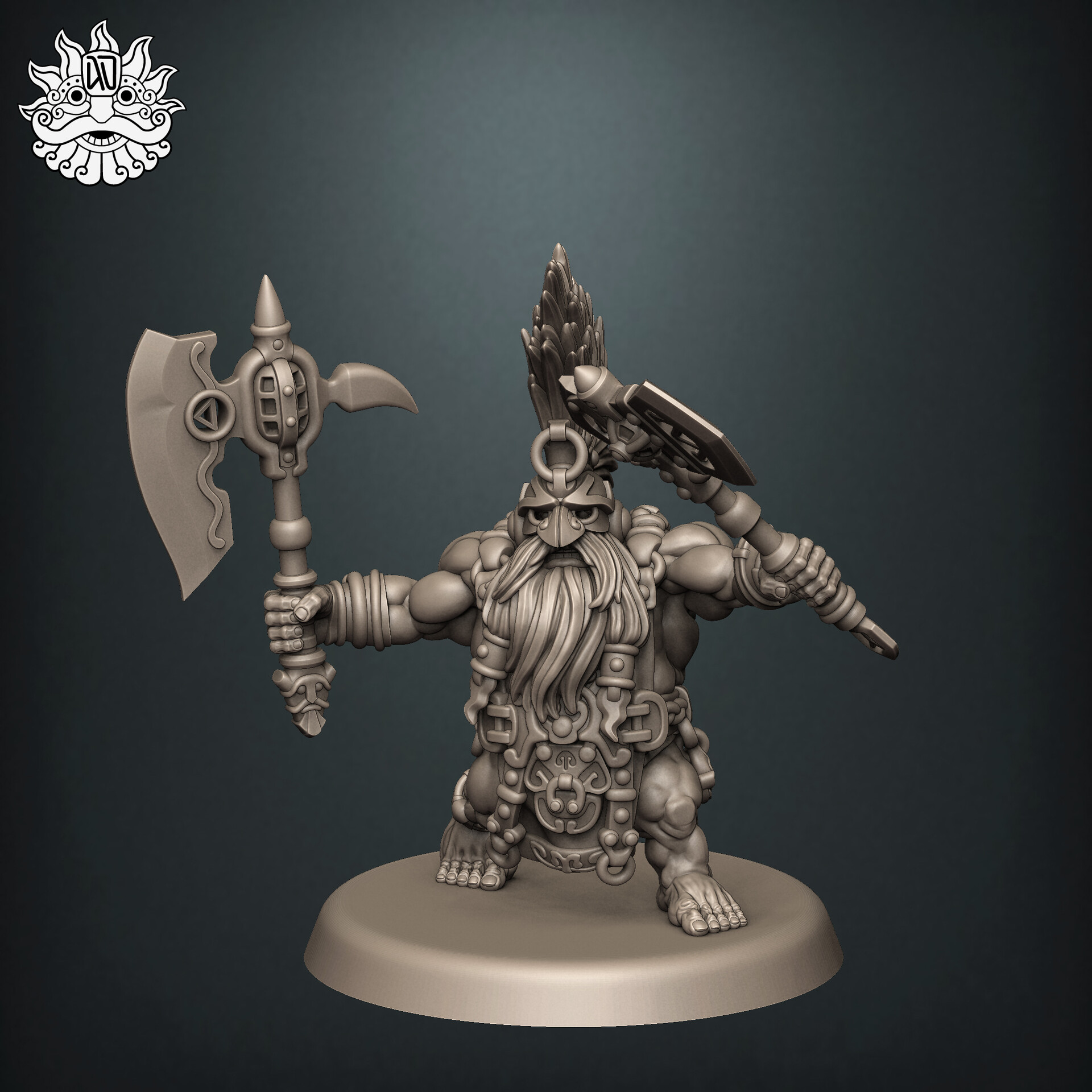 ArtStation - Ardent Dwarf Berserker 5