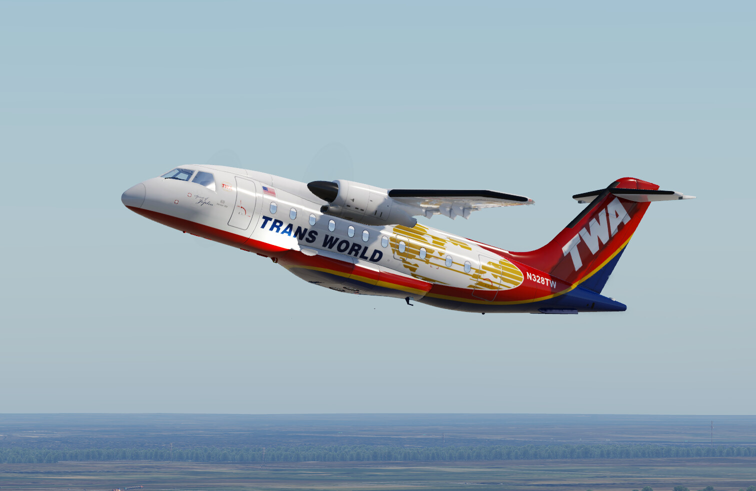 Joey Cao - Trans World Airlines - modern livery concept