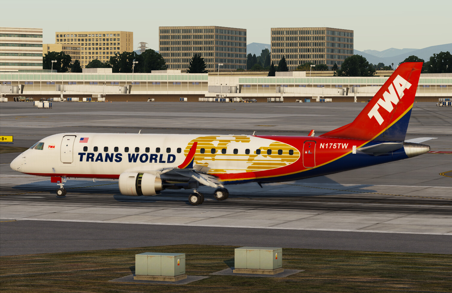 Joey Cao - Trans World Airlines - modern livery concept