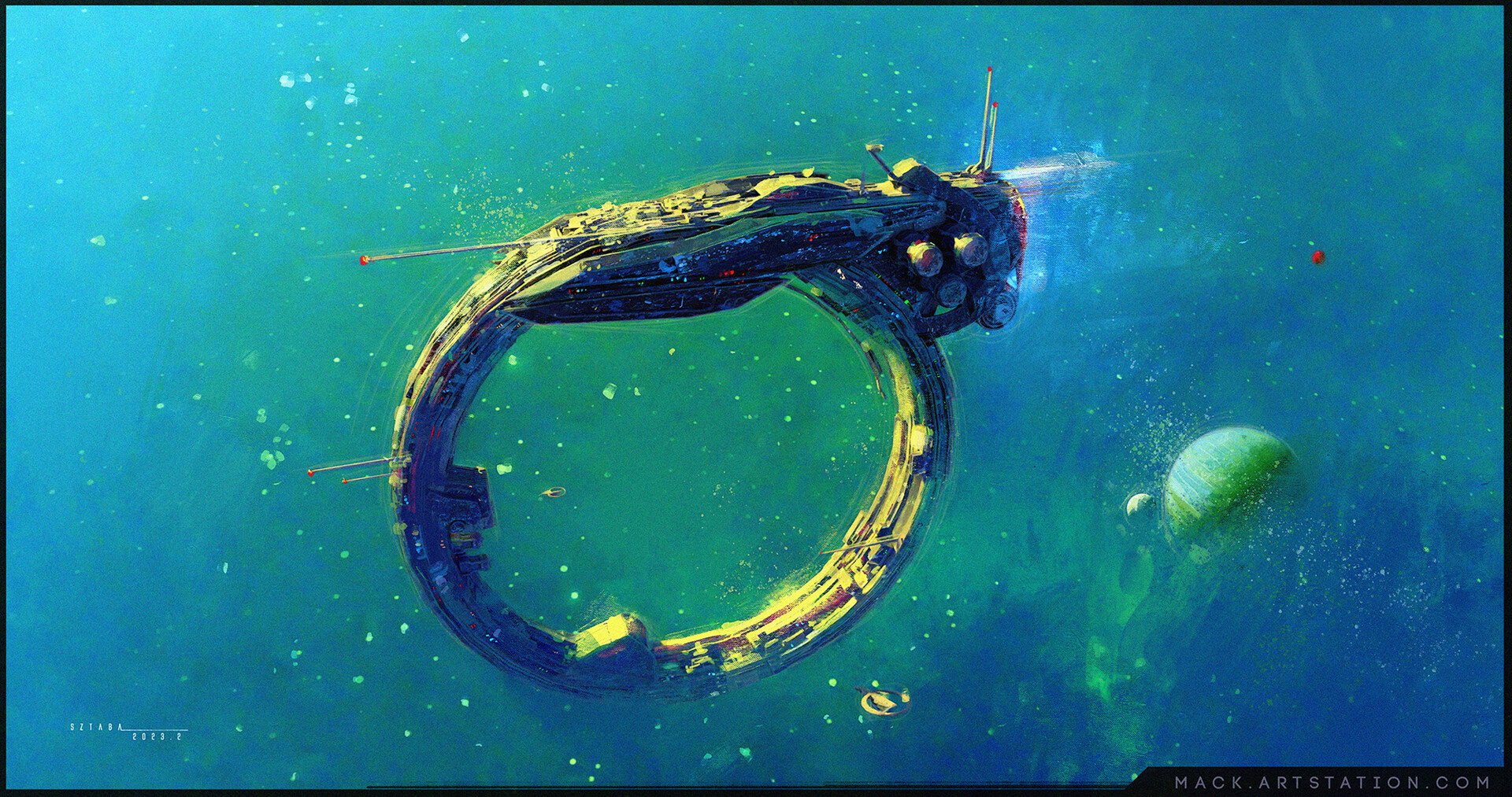 ArtStation - Proxima Class Cruiser