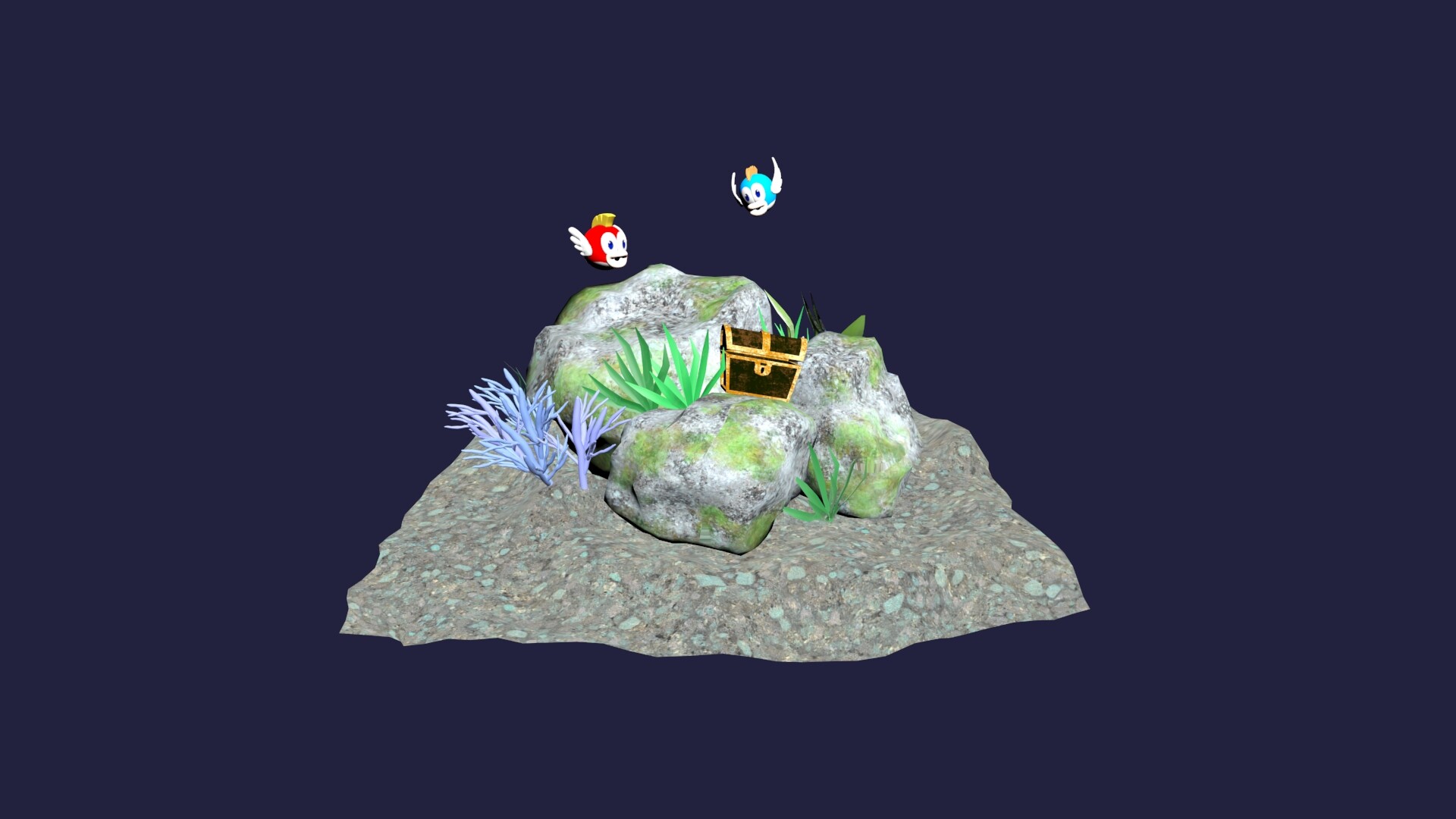 ArtStation - Underwater Diorama