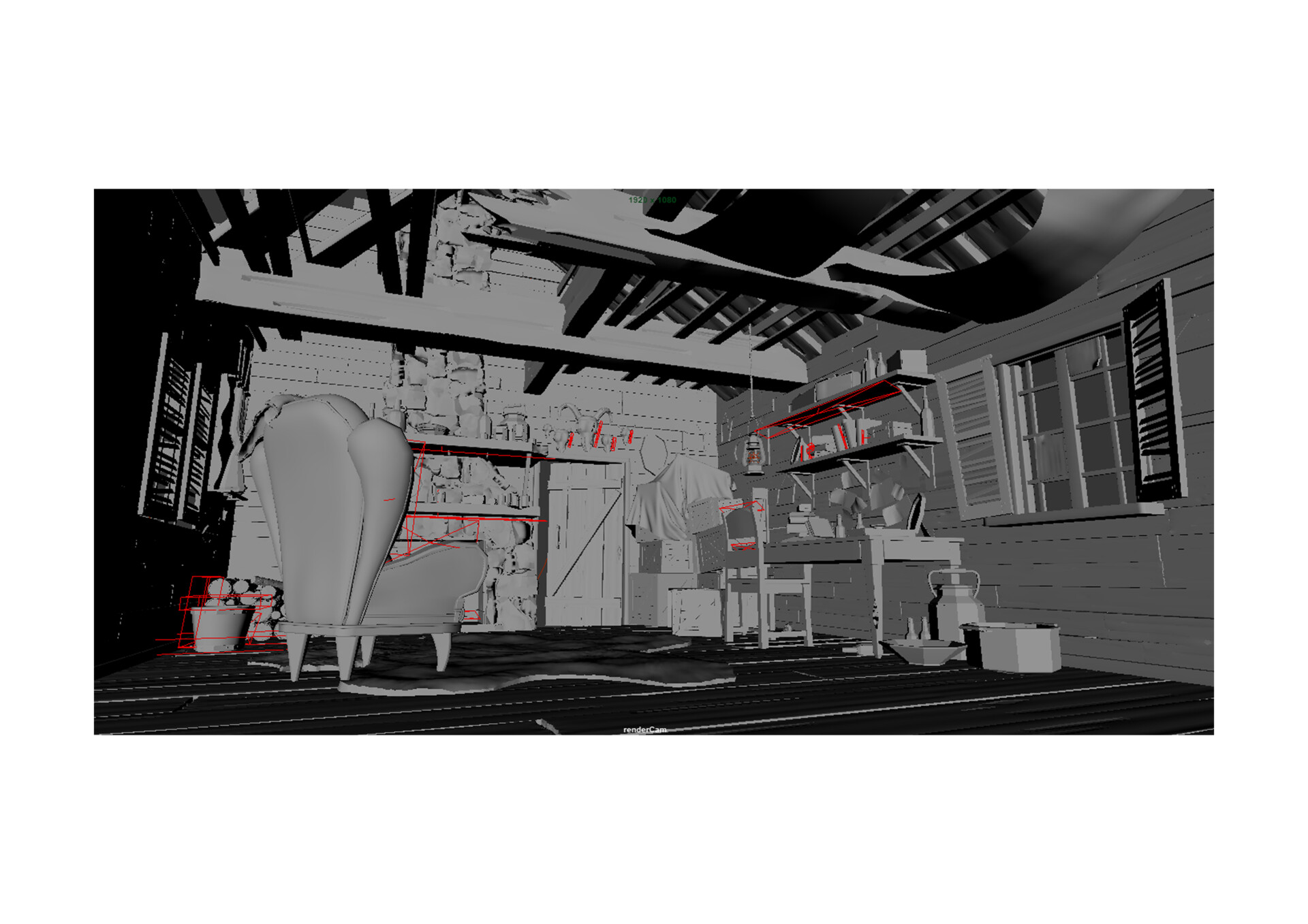 Caroline - Pixar's RenderMan Cabin