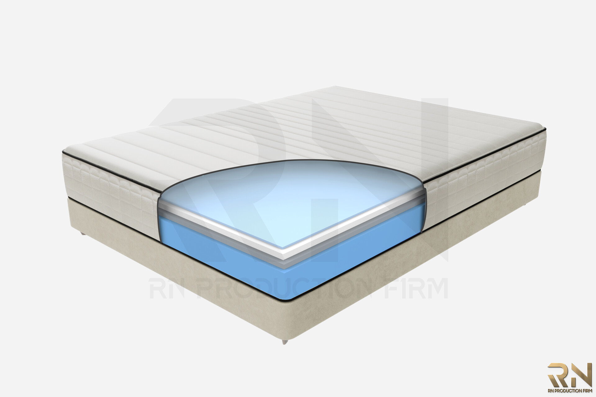 ArtStation - 3D "Mattress Layers" Project