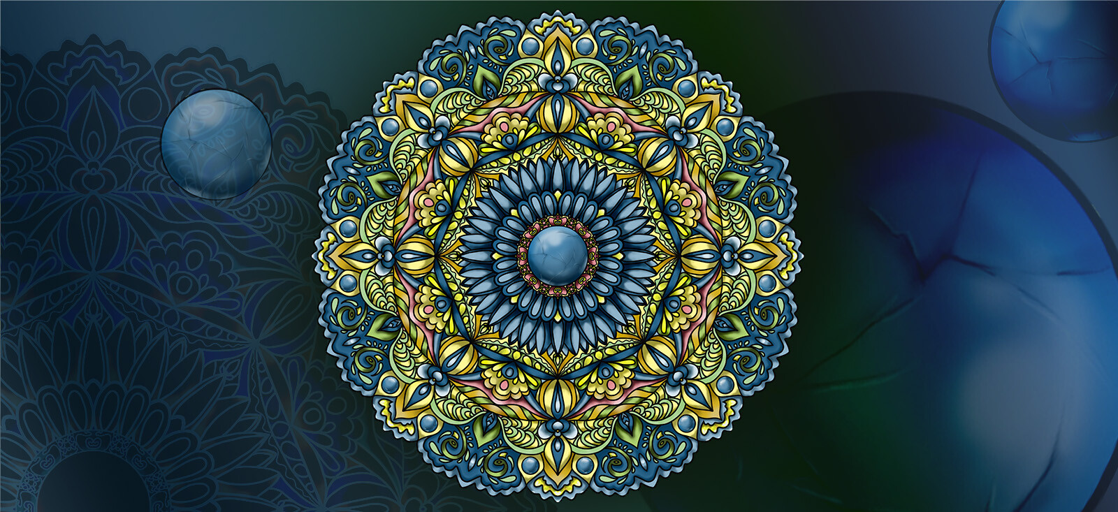 ArtStation - Magic mandala with gemstones